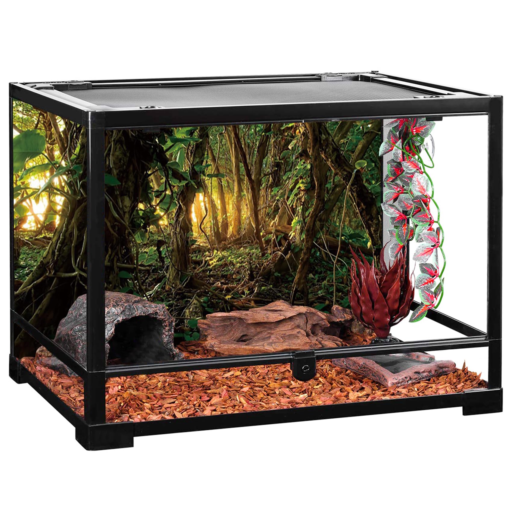Snapklik.com : Reptile Terrarium Background 48x24 Inch Reptile Tank ...