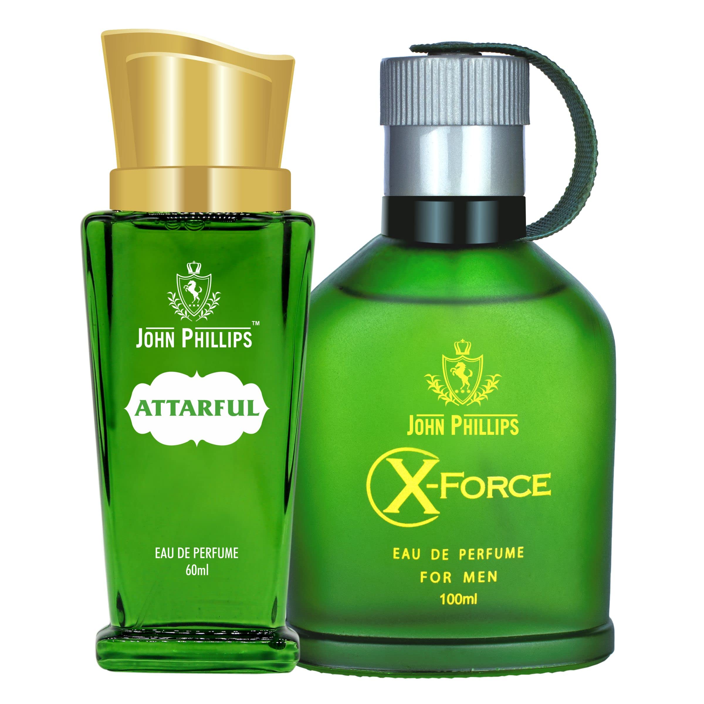 Buy John Phillips Men & Women ATTARFUL & X-FORCE | Long Lasting | Combo ...