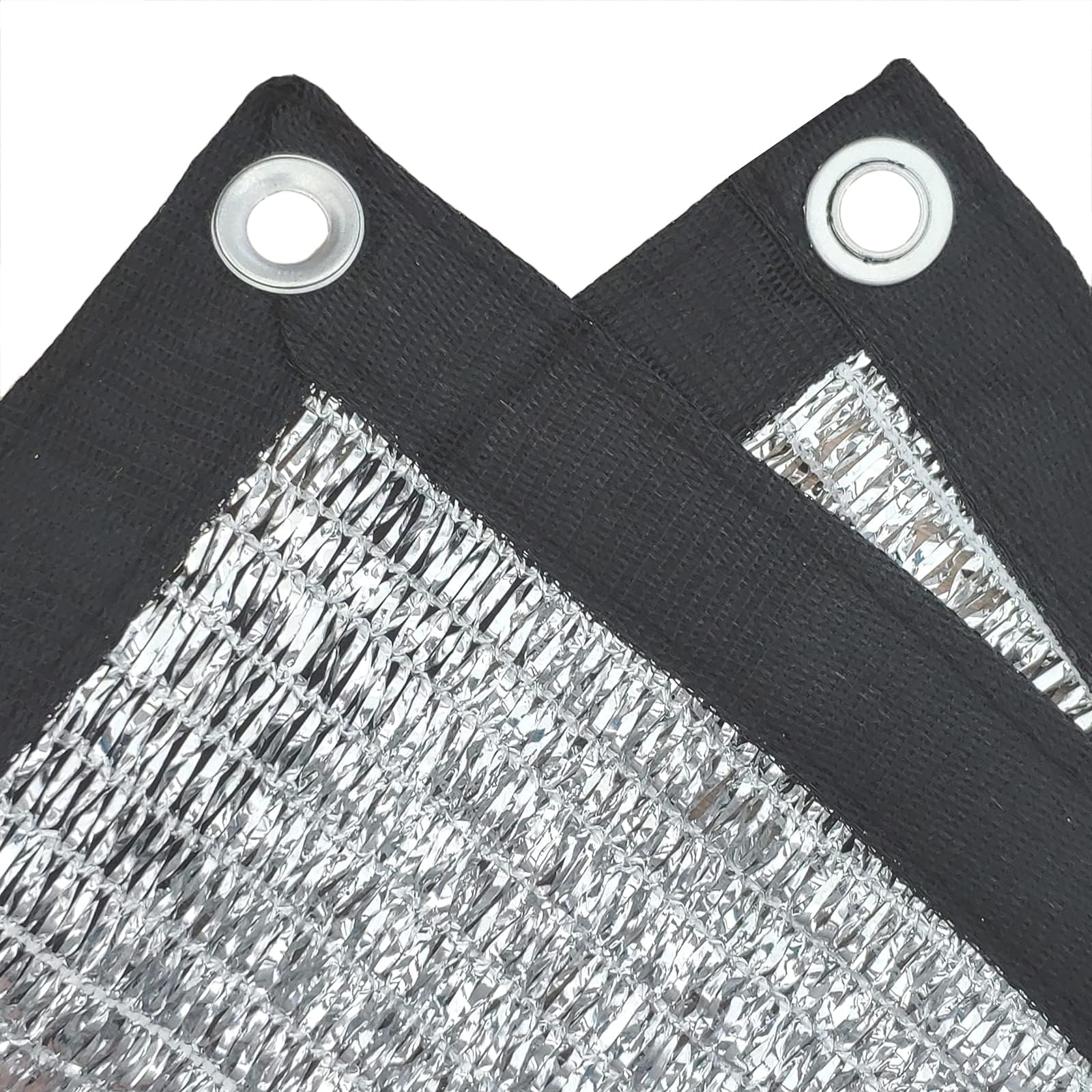 Amazon.com : 70% Reflective Aluminet Shade Cloth Mesh with Grommets ...