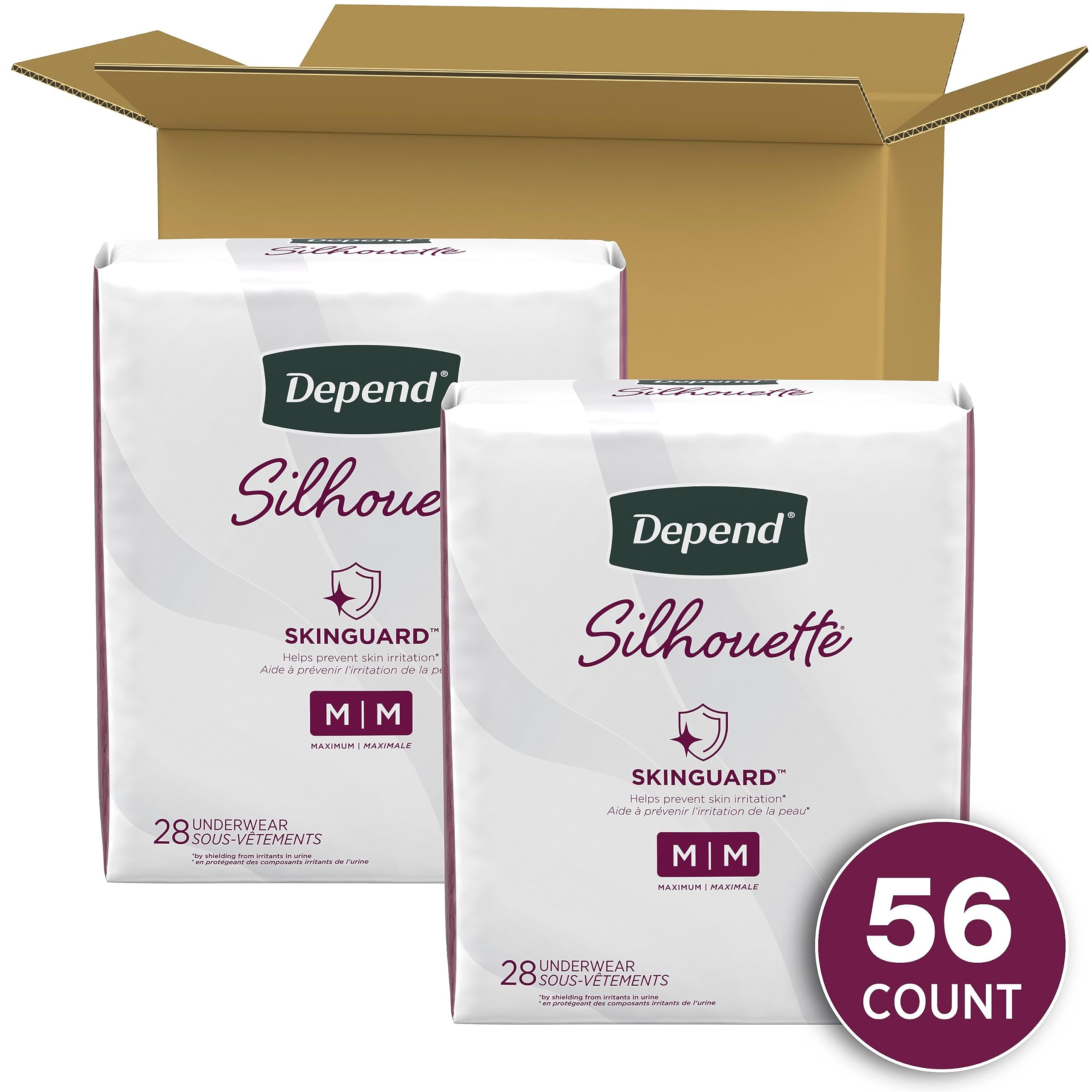 Snapklik.com : Depend Silhouette Adult Incontinence And Postpartum ...