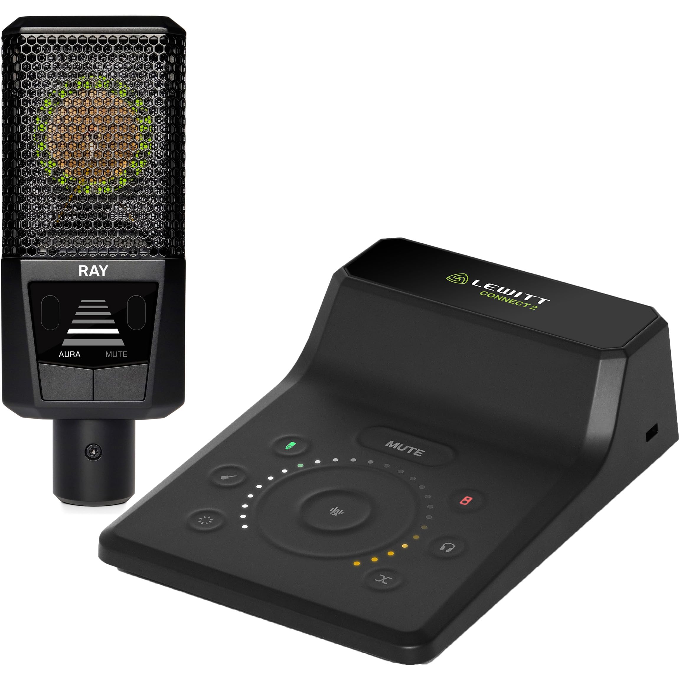 Amazon.com: Lewitt RAY Microphone Bundle with Connect 2 Interface ...