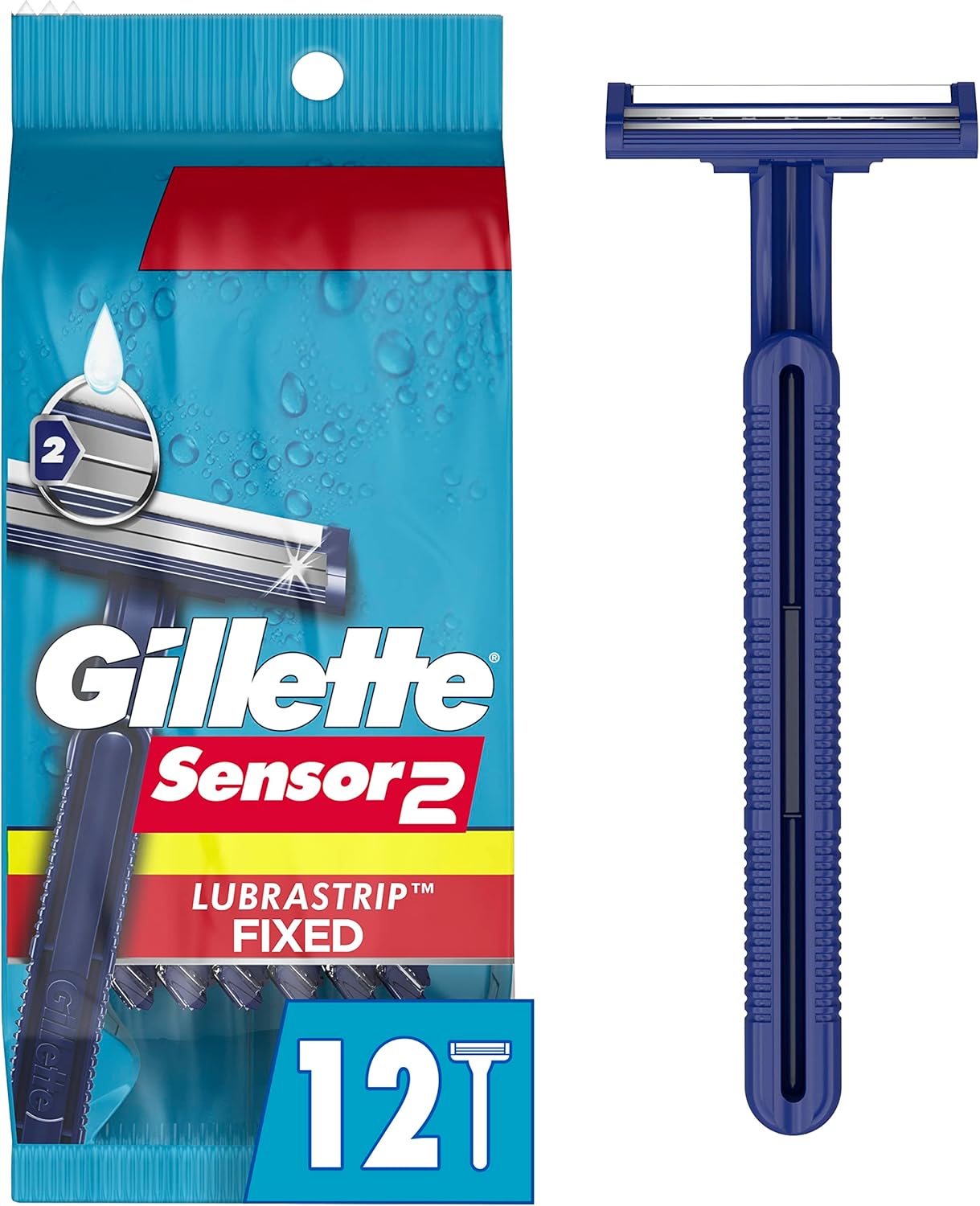 Gillette Sensor2 Lot de 3 rasoirs jetables pour homme : Amazon.fr ...
