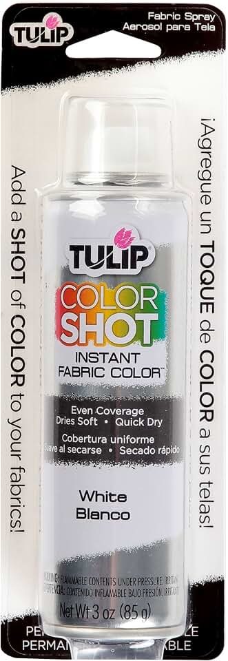 White Fabric Spray Paint | Fabricoat Fabric Paint – LWDDFP