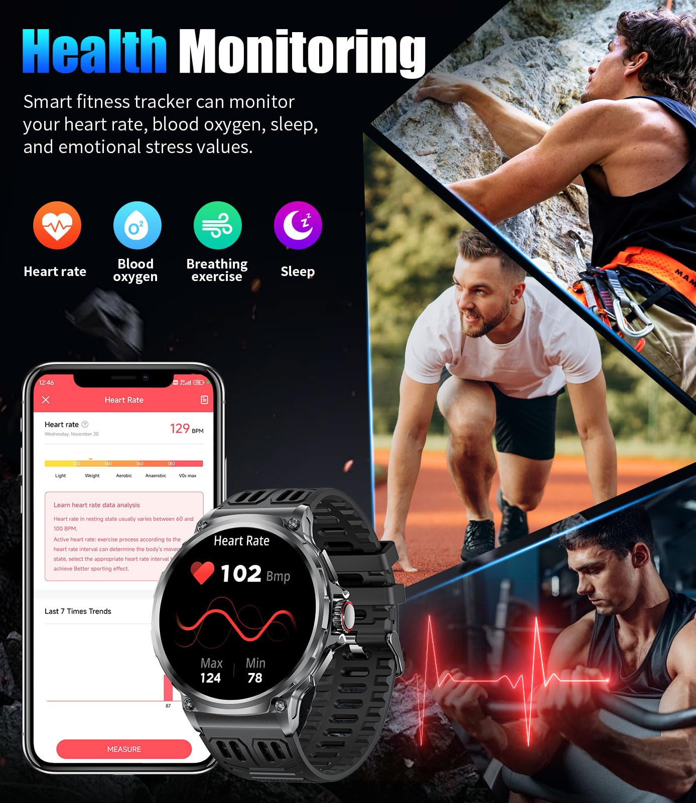 Snapklik.com : EF10 Smart Watch For Men, 1.85" Extra Large Screen ...