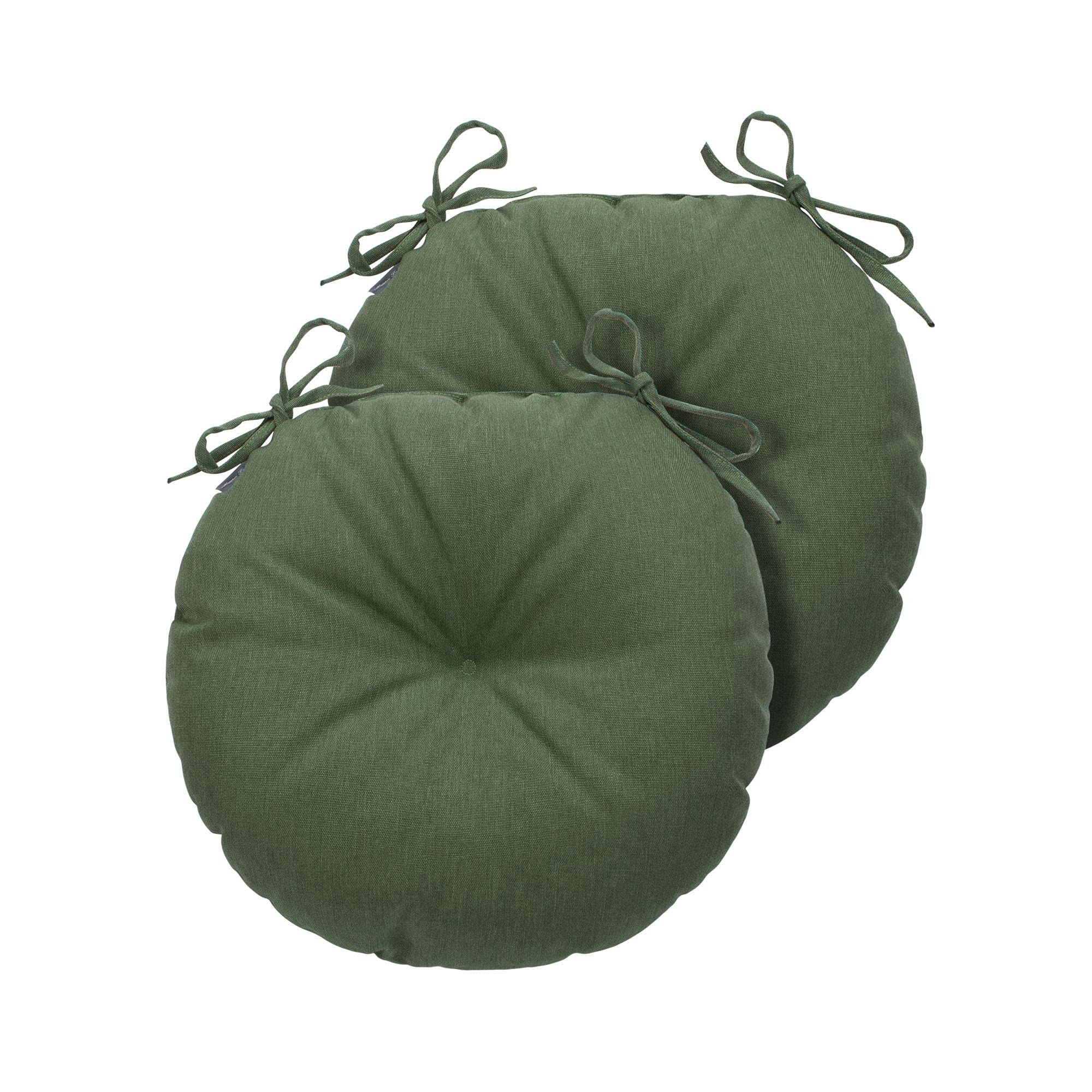 Amazon.com: Magpie Fabrics 15" Round Bistro Seat Cushions with Ties ...