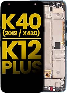 Amazon.com: Replacement LCD Assembly with Frame Compatible for LG K40 (2019 / X420) / K12 Plus ...