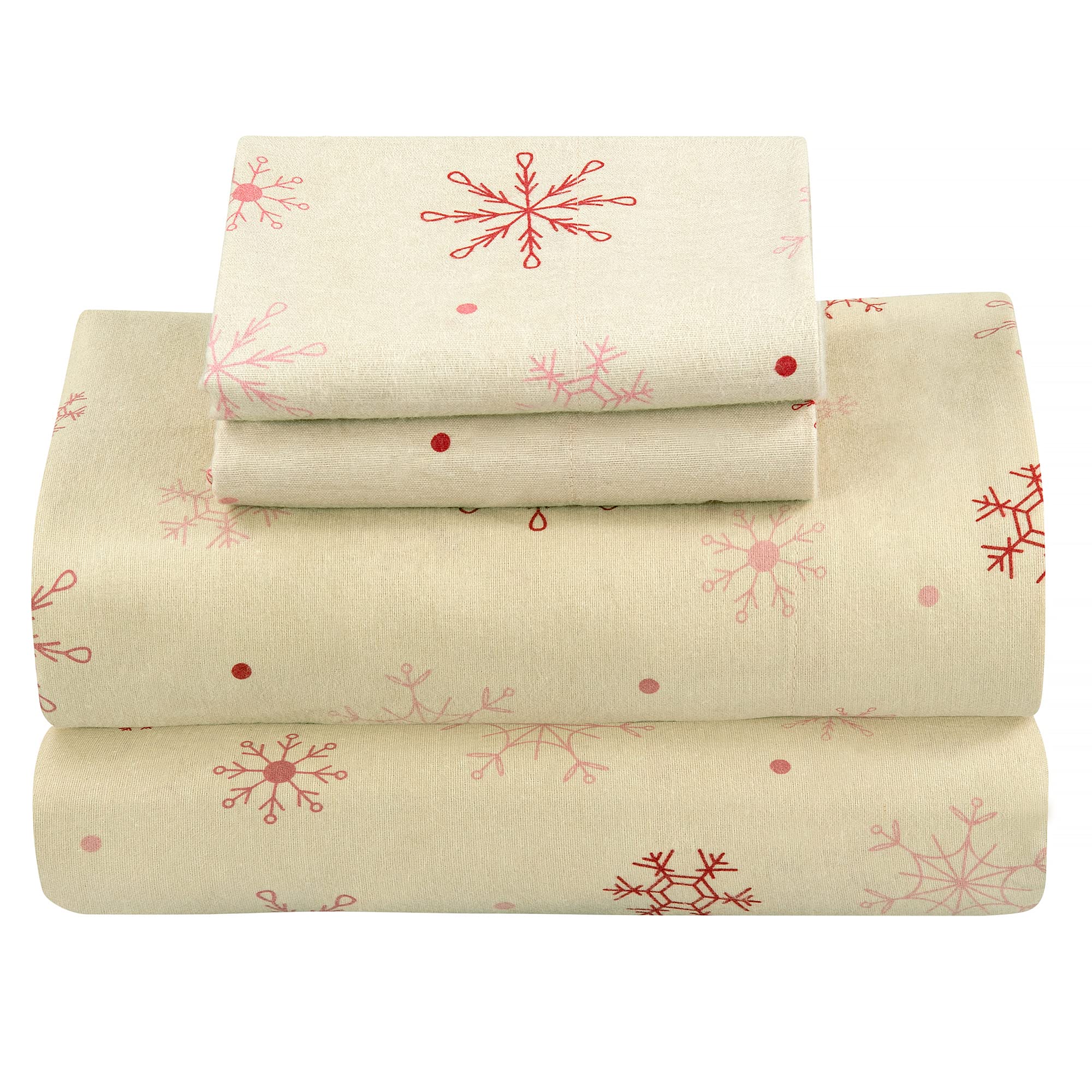 Amazon.com: LAMANNI CVC Flannel Sheet Set - Soft, Warm, Moisture ...