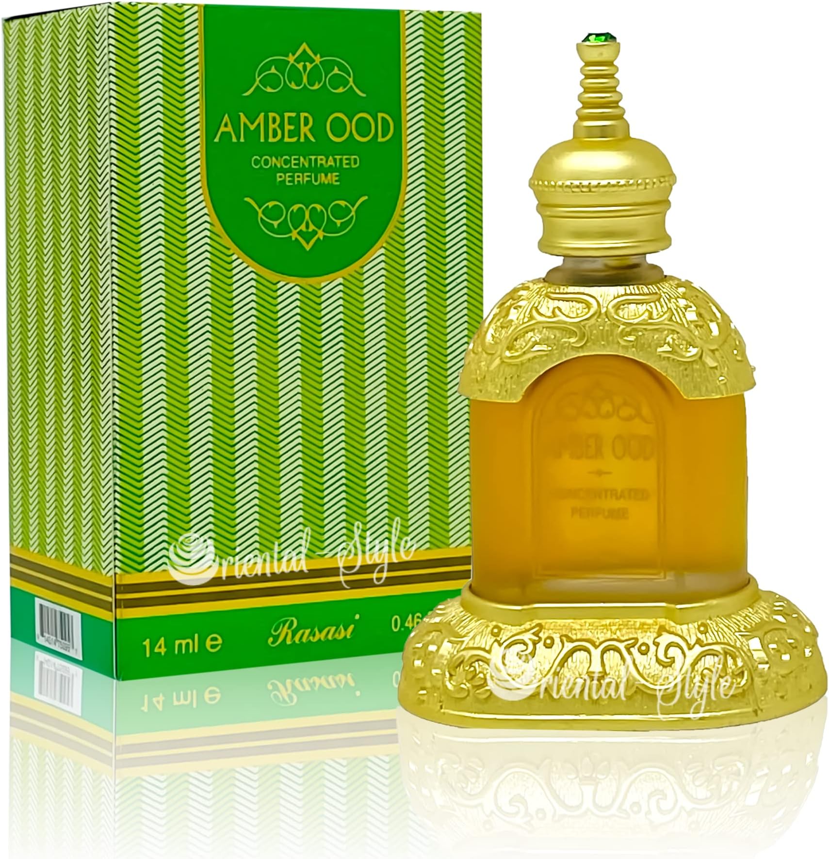 Amazon.com: RASASI Amber Ood Concentrated Perfume, 0.46 Ounce (Unisex ...