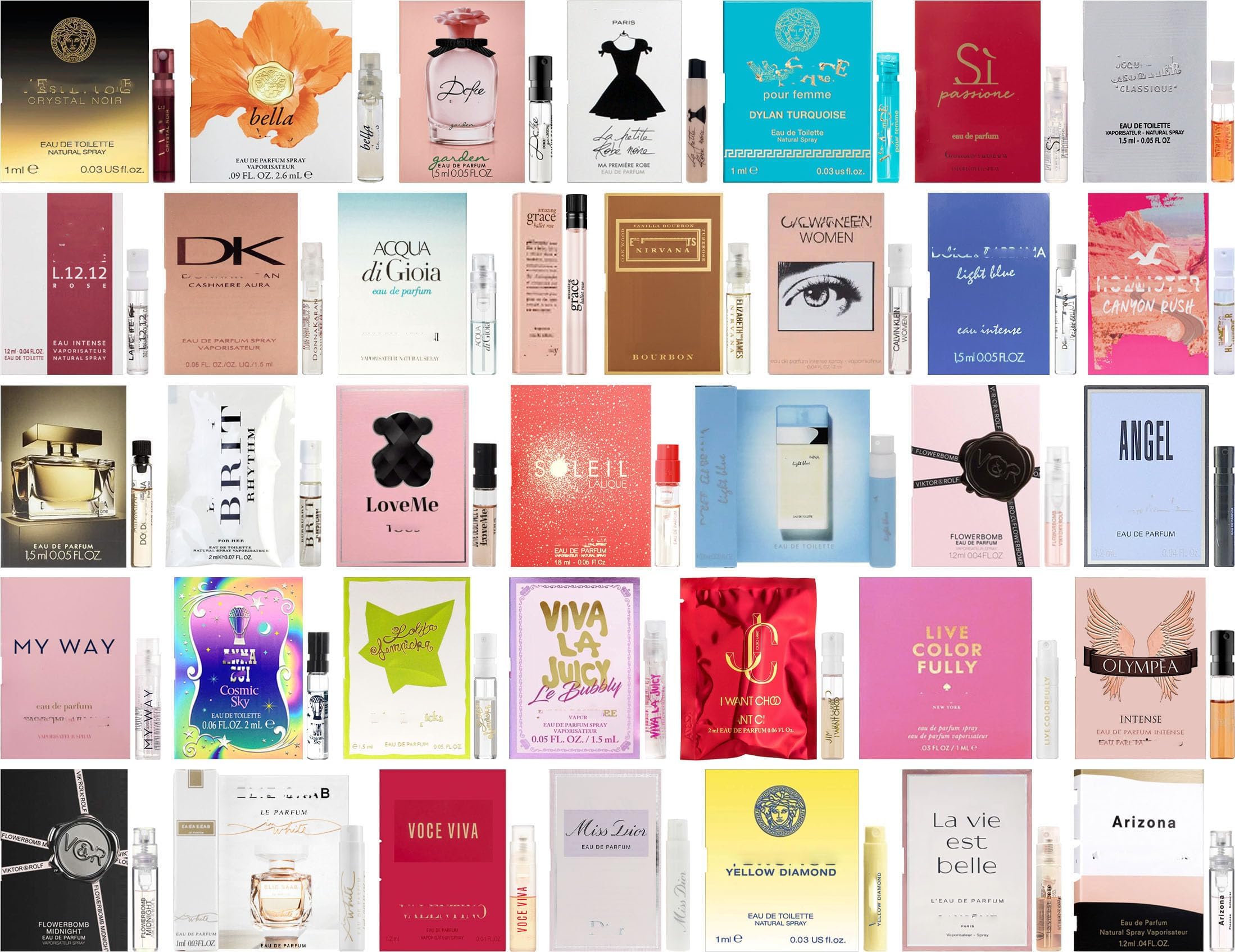 Amazon.com : JRoBeauty Perfume High End Designer Fragrance Sampler Set ...