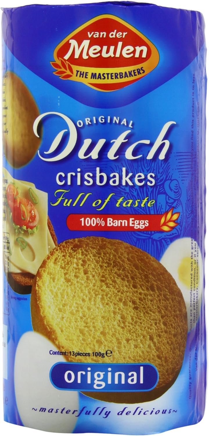 Van Der Meulen Original Dutch Crispbakes 100g (Pack of 12) : Amazon.co ...