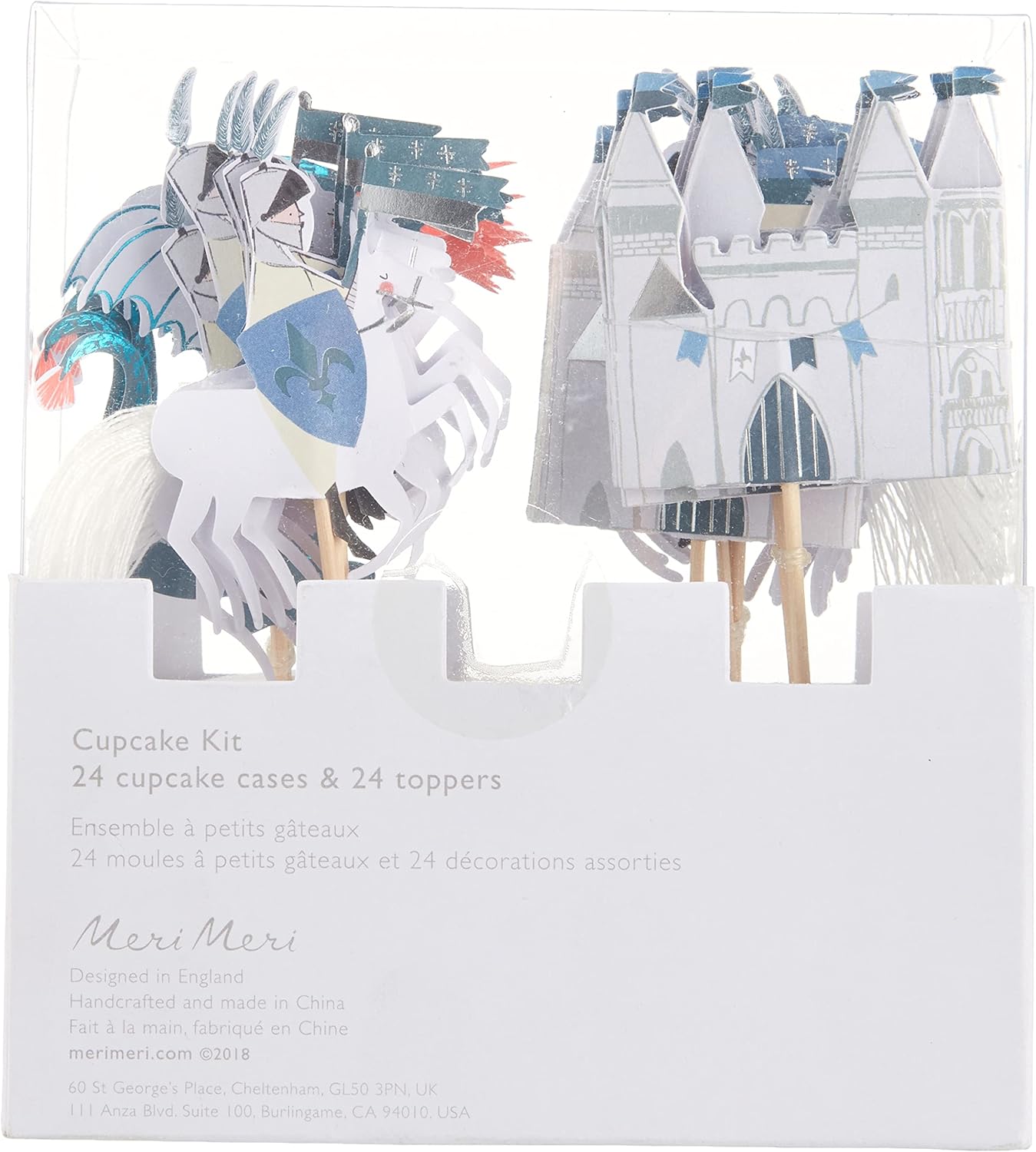 Amazon.com: Meri Meri Dragon Knights Cupcake Kit: Home & Kitchen