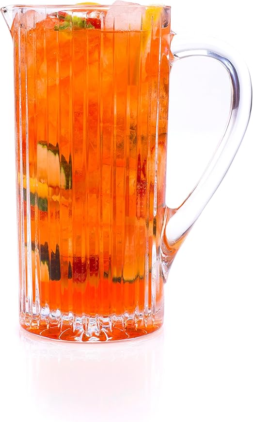 RCR 26280020006 Timeless Crystal Glass Water Juice Cocktail Jug, 1.2 ...