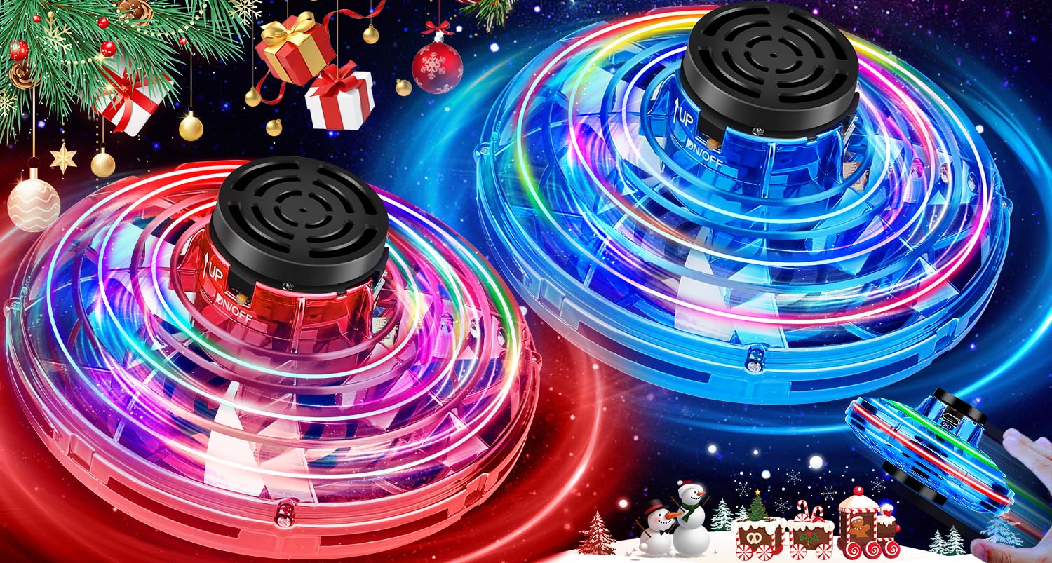 Amazon.com: Flying Spinner Mini Drone,Hand Controlled Drone Flying Toy ...