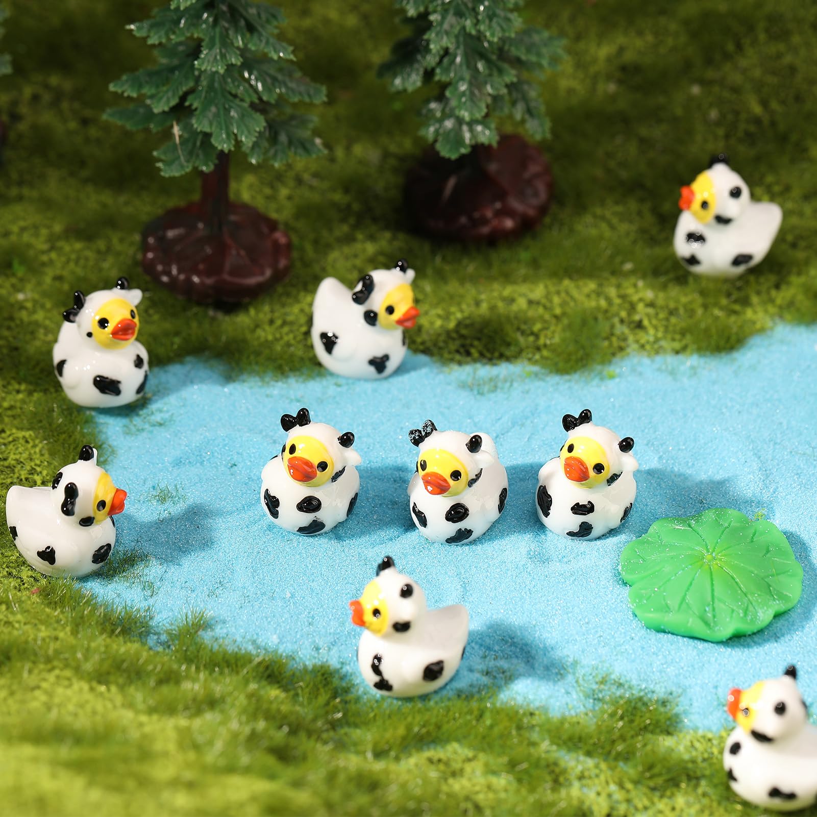 Snapklik.com : GGSTDDUP Cow Ducks, Mini Cow Resin Ducks Bulk, Cute Cow ...