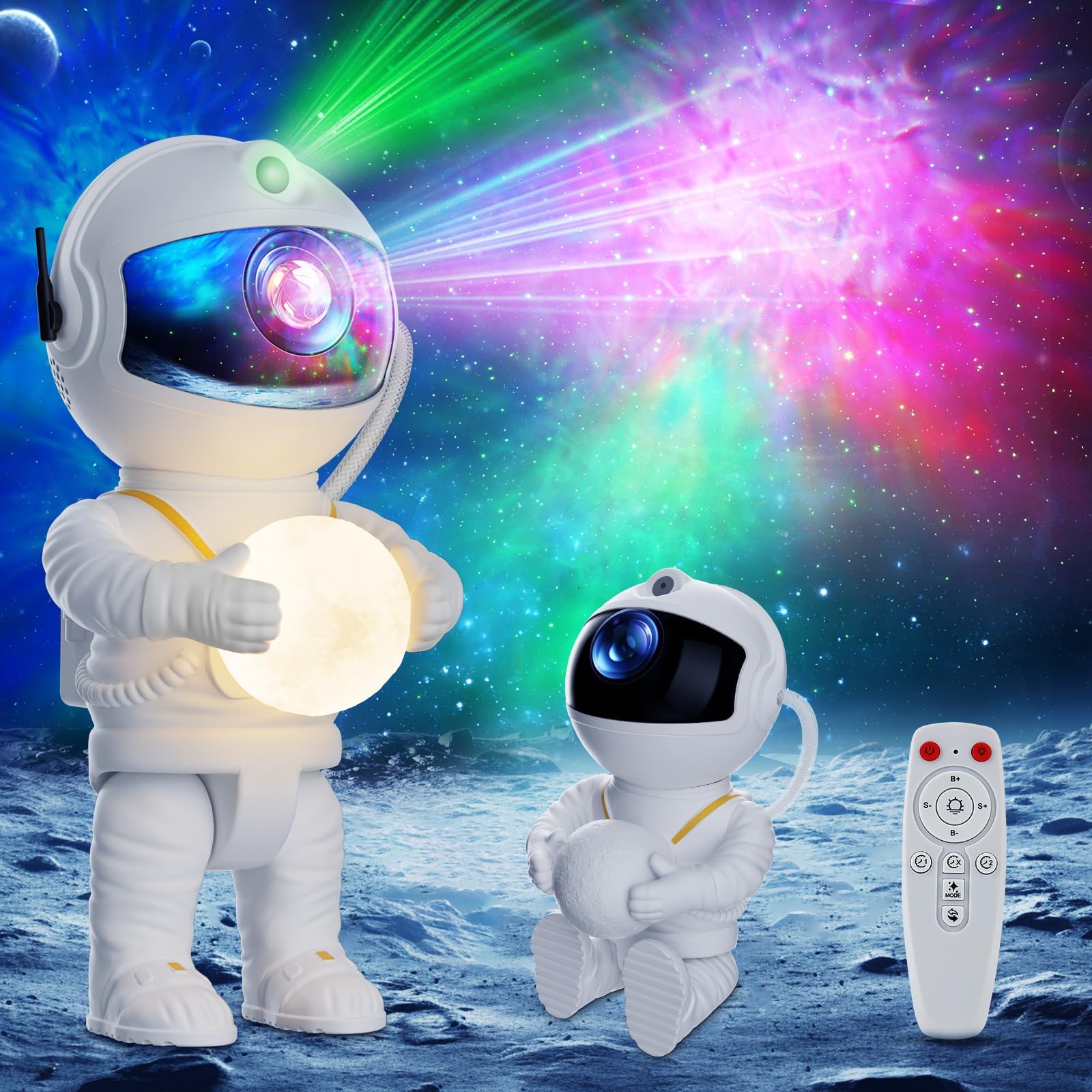Astronaut Galaxy Projector, Astronaut Star Projector Light with Nebula ...