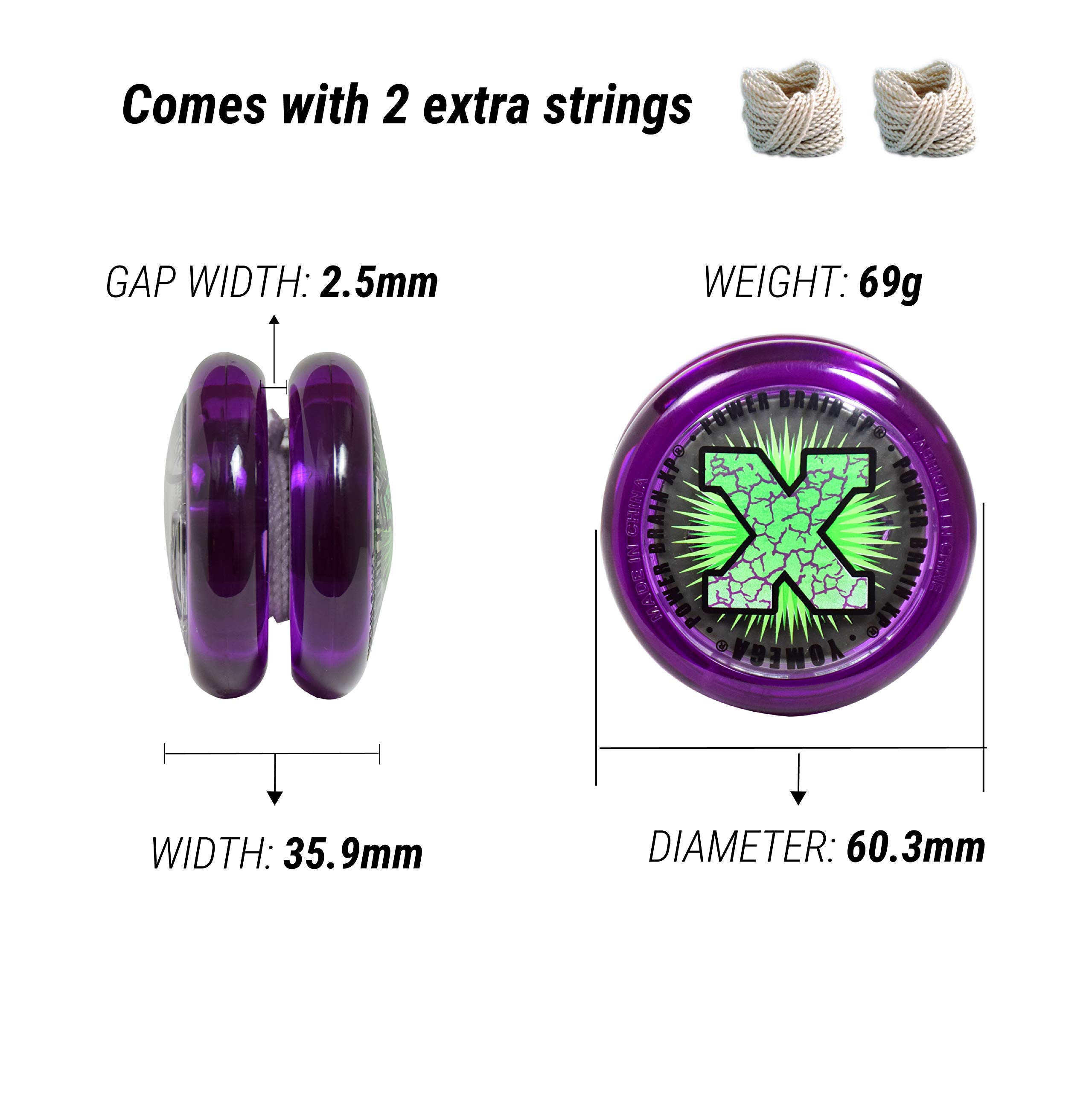 Snapklik.com : Yomega Power Brain XP Yoyo - Professional Yoyo