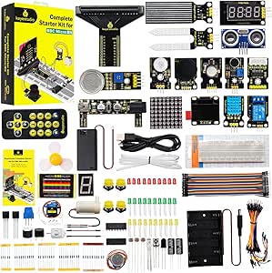 Amazon.com: KEYESTUDIO Kit de inicio completo para BBC Micro:bit STEM, incluye 45 proyectos ...