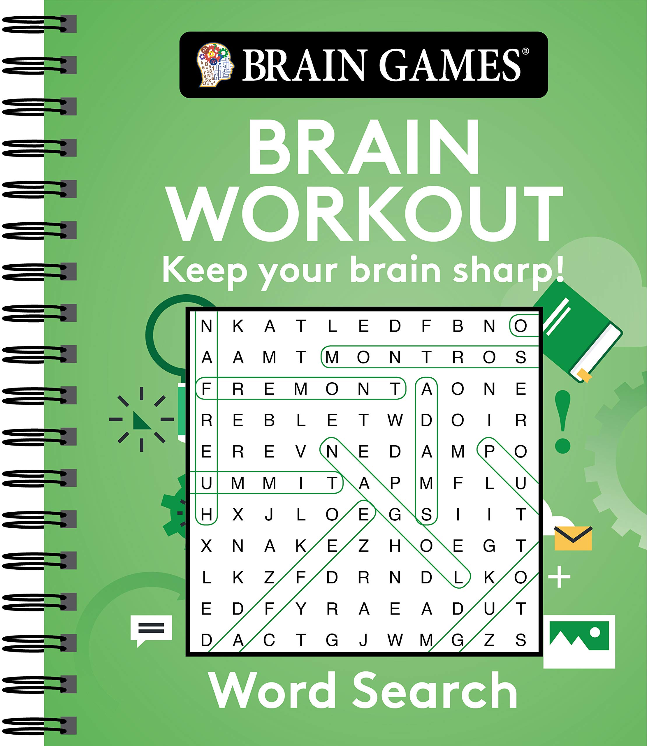 Brain Games - Brain Workout: Word Search: Publications International ...