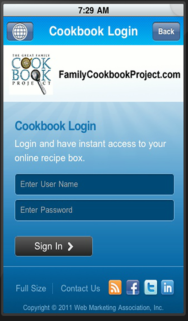 Family Cookbook Project - App on Amazon Appstore
