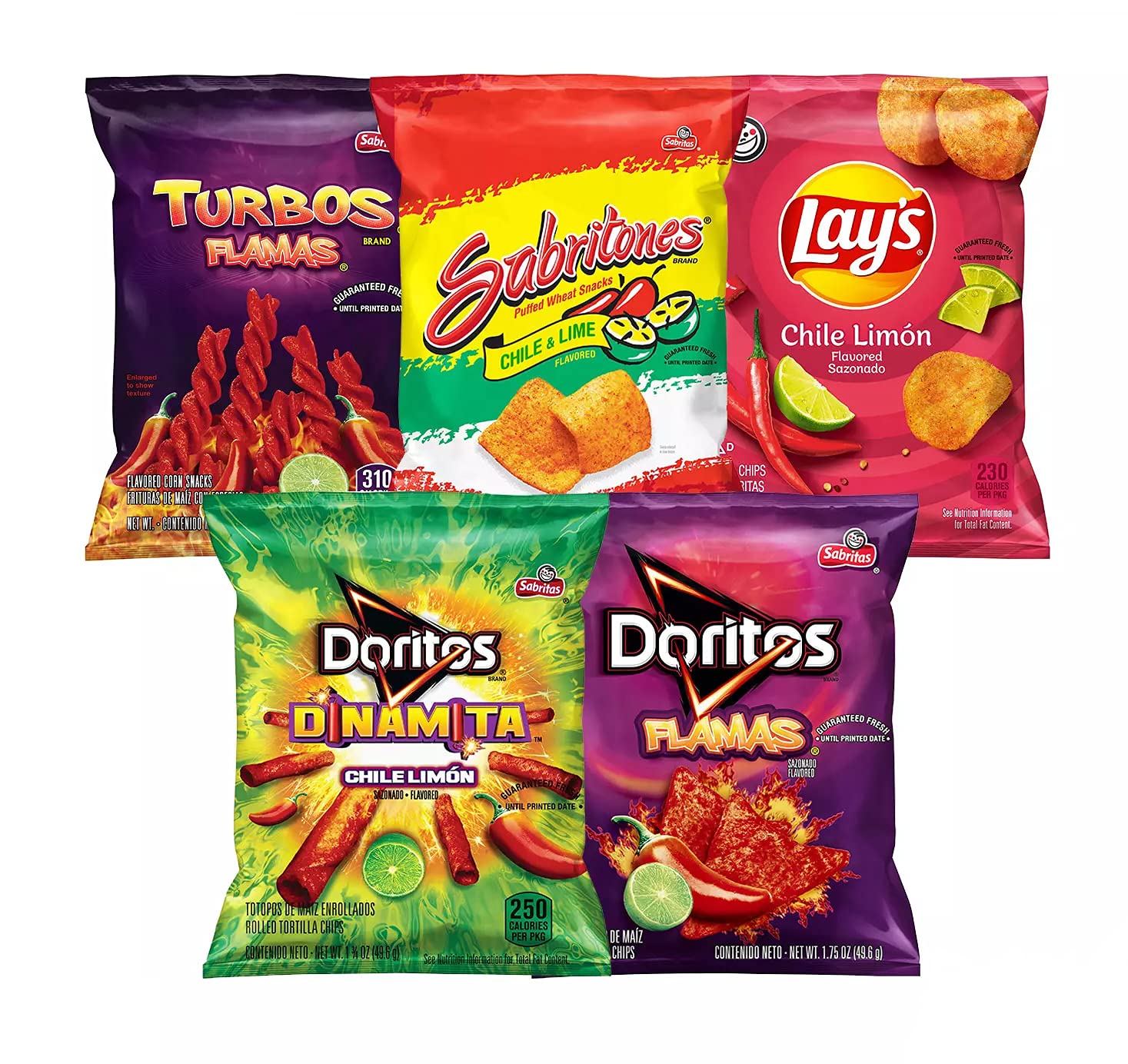 Amazon.com: The Ultimate Sabritas Chile Limón Mix Variety Pack (Lay's Chile Limon, Sabritones ...