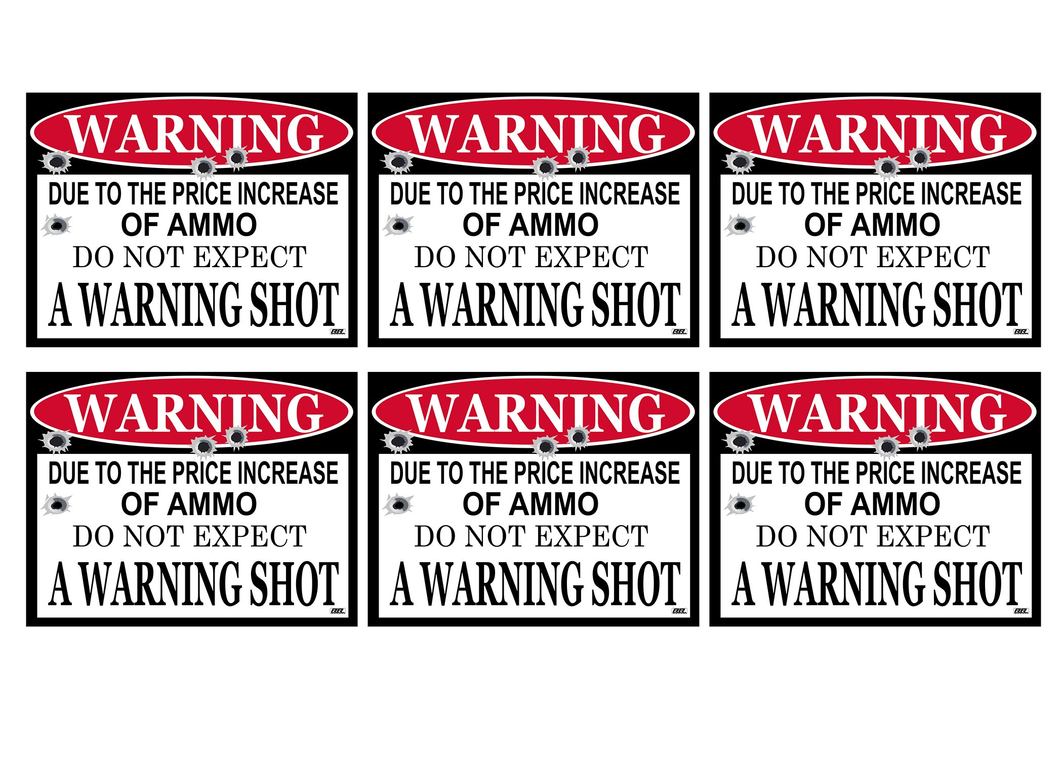 Rogue River Tactical Funny No Trespassing Warning Security Sticker Due ...
