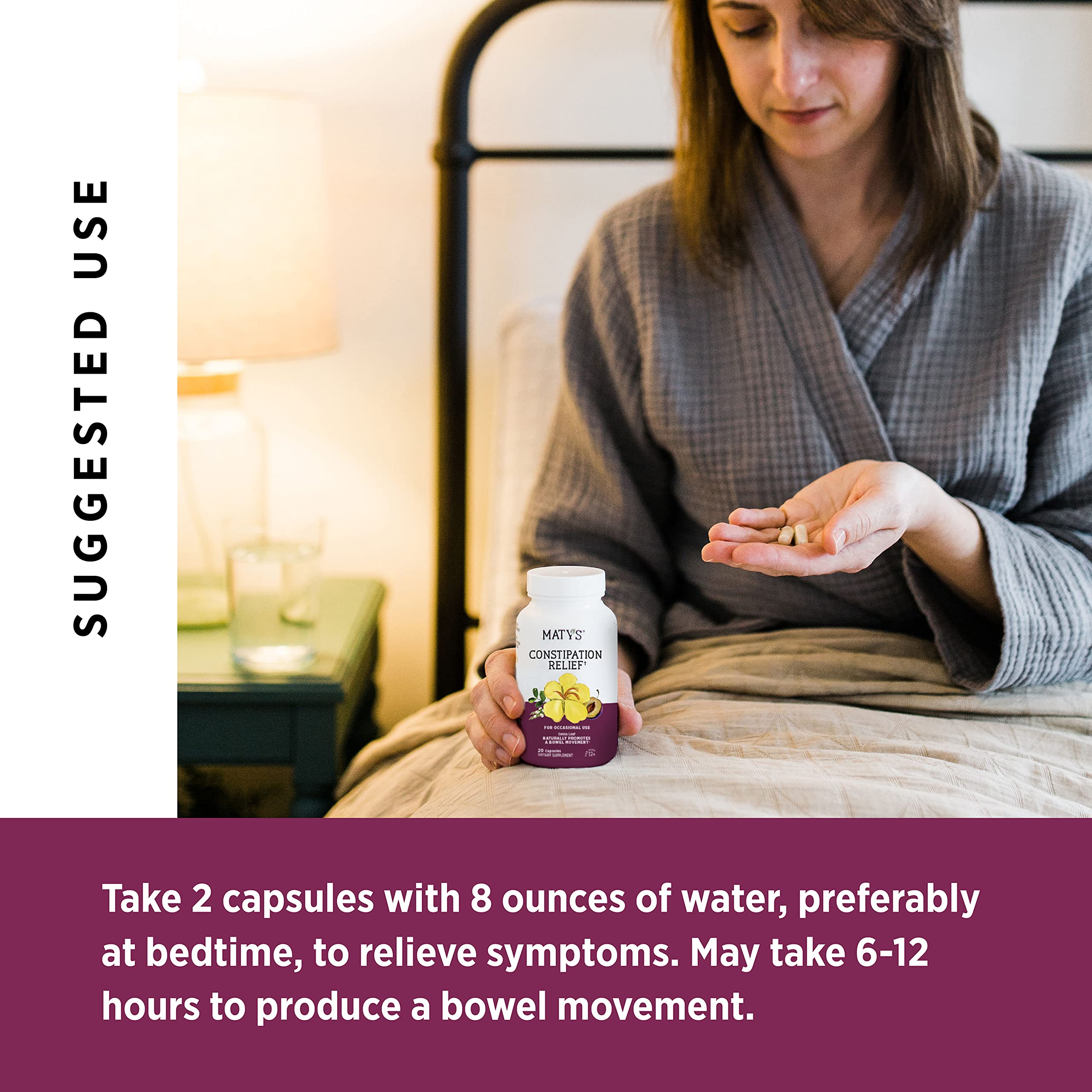 Snapklik.com : Constipation Relief Capsules, Botanical Herbal Laxative ...