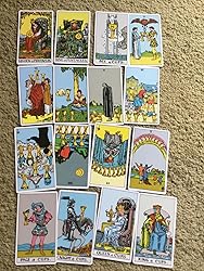 Amazon.com: Complete Tarot Card Deck with Clear Meanings and Guide Book ...