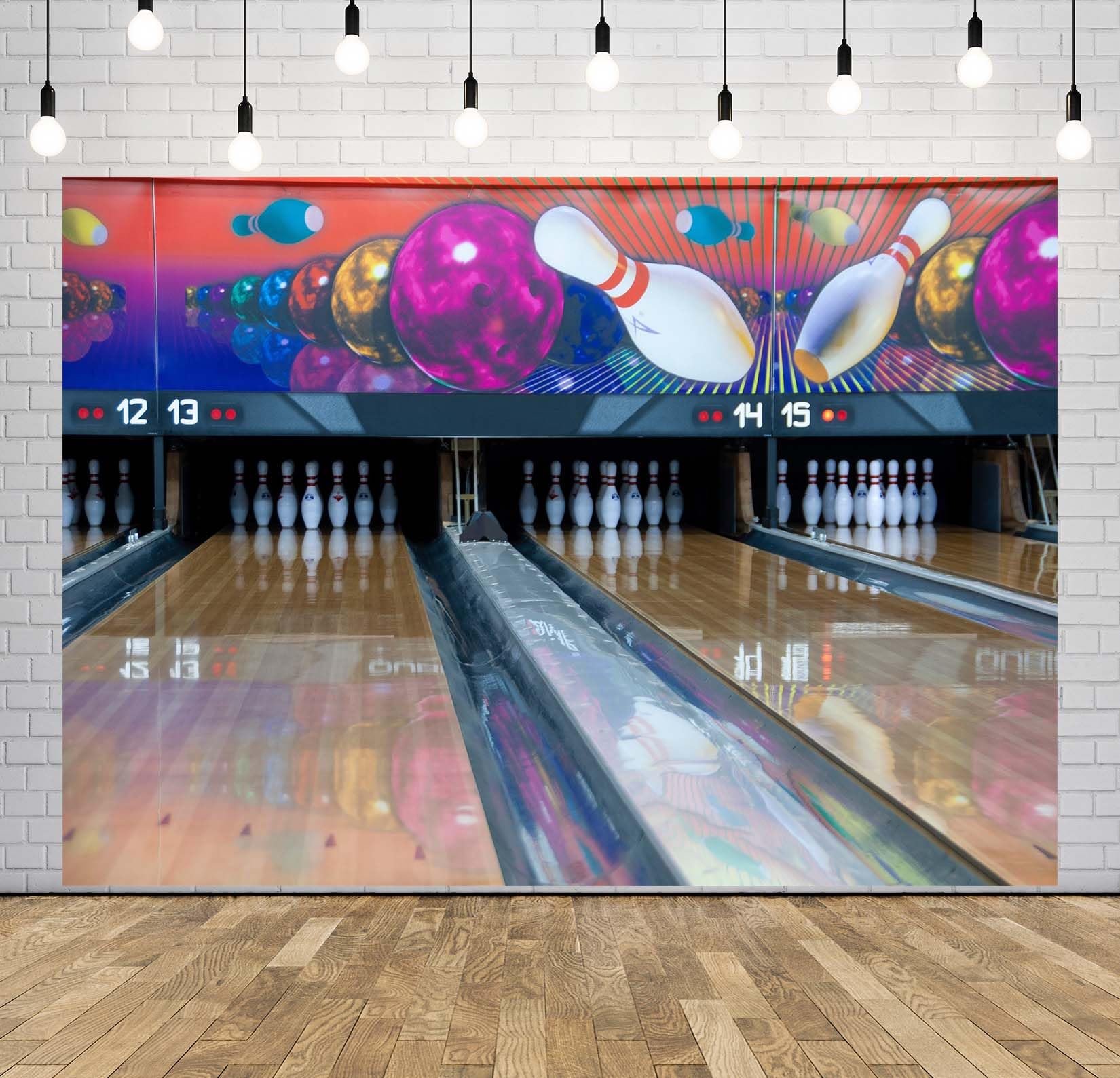 Bowling Floor Background
