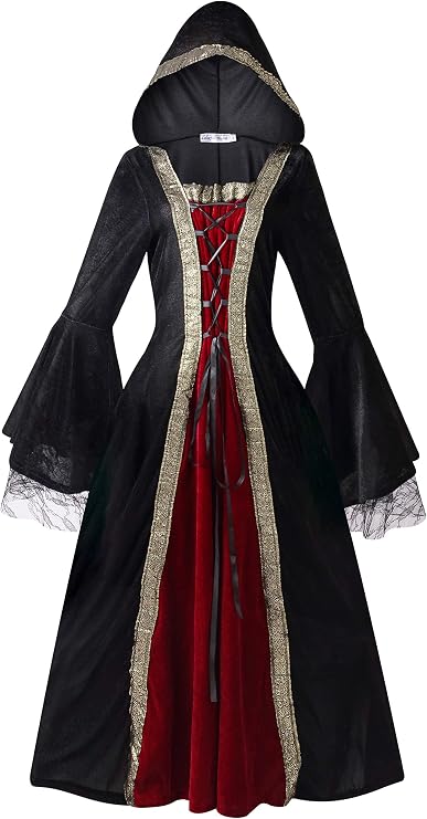 Amazon.com: Colorful House Plus Size Medieval Dress, Renaissance ...