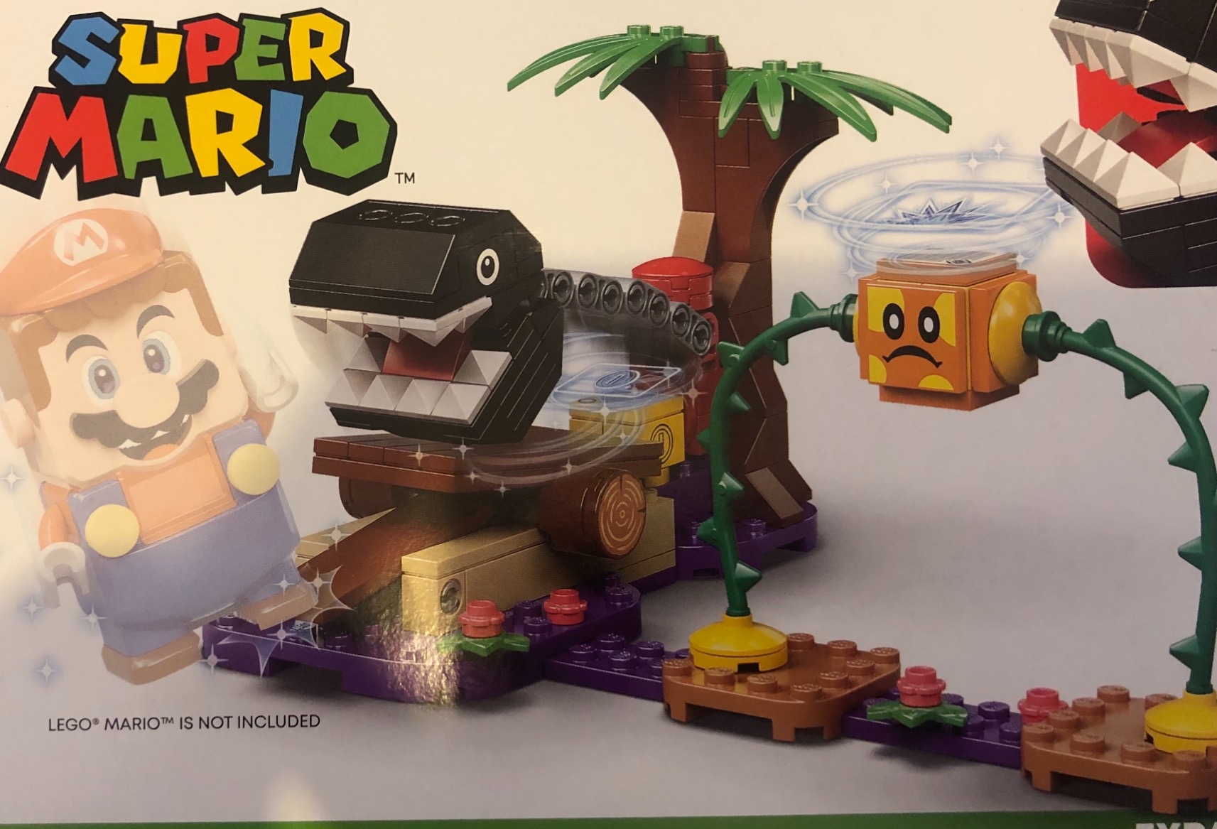 LEGO 71381 Super Mario Chain Chomp Jungle Encounter Expansion Set ...