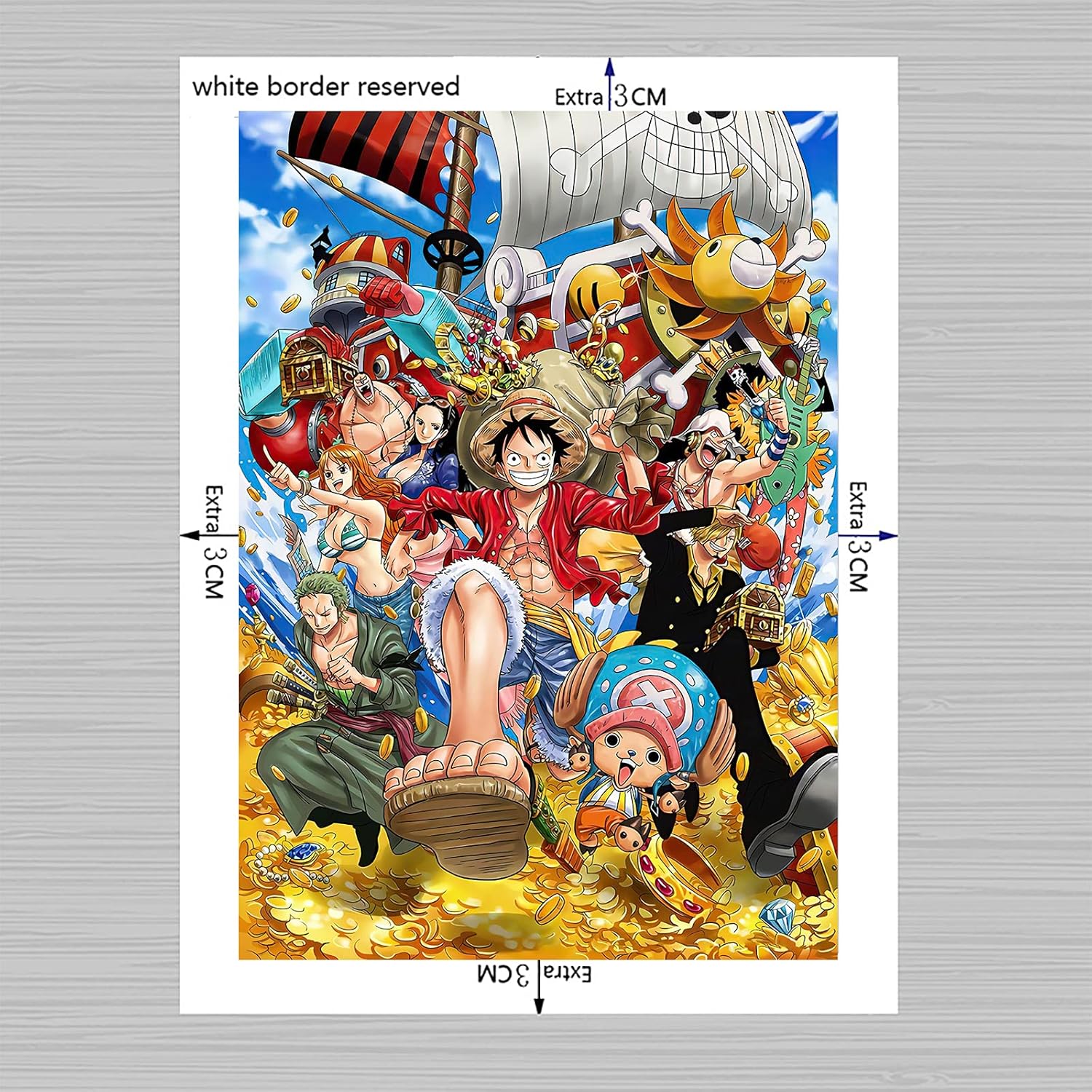 Anime One Piece Poster HD Print on Canvas - Straw Australia | Ubuy
