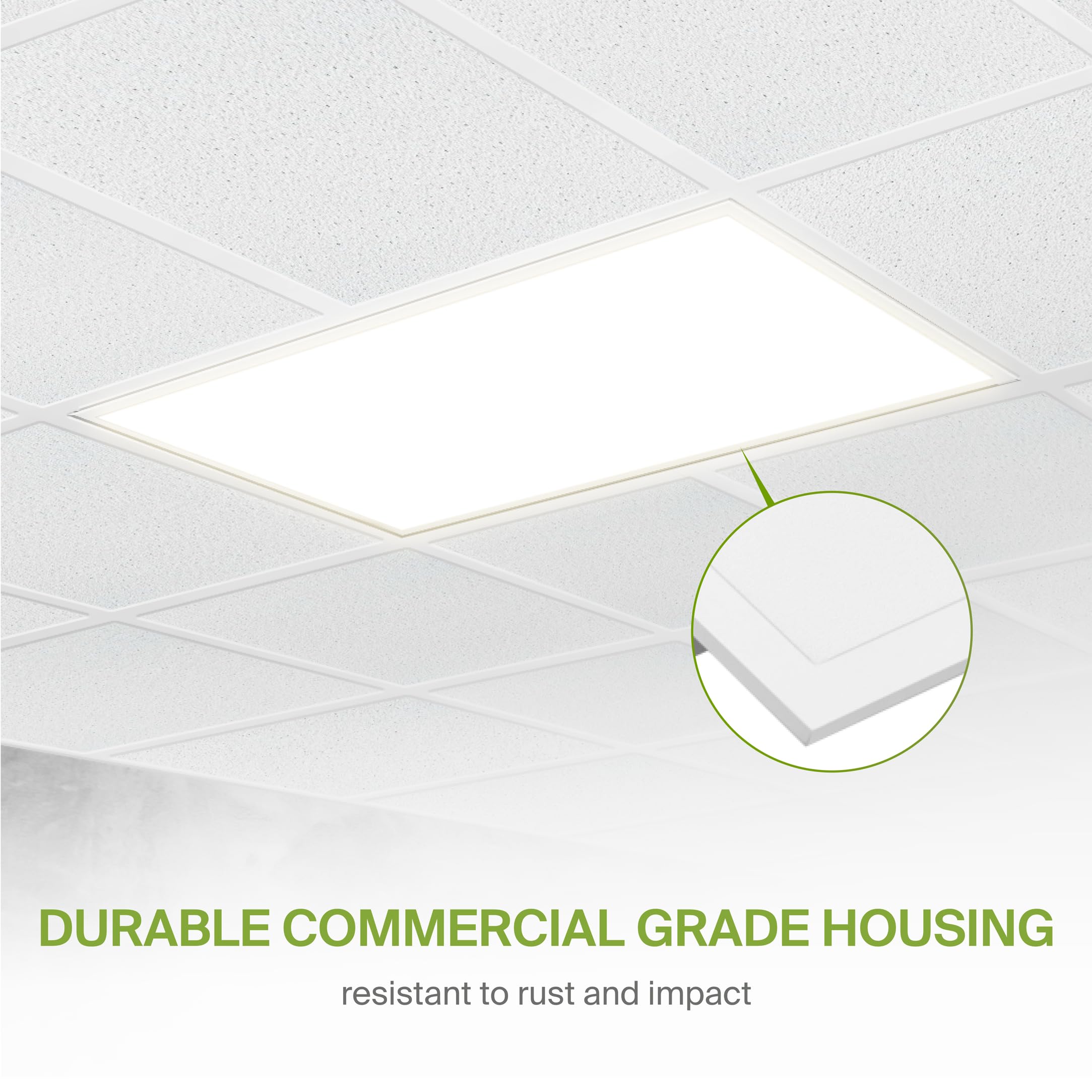 Snapklik.com : 4 Pack 2x4 LED Flat Panel Light - 30/40/50W UL DLC ...