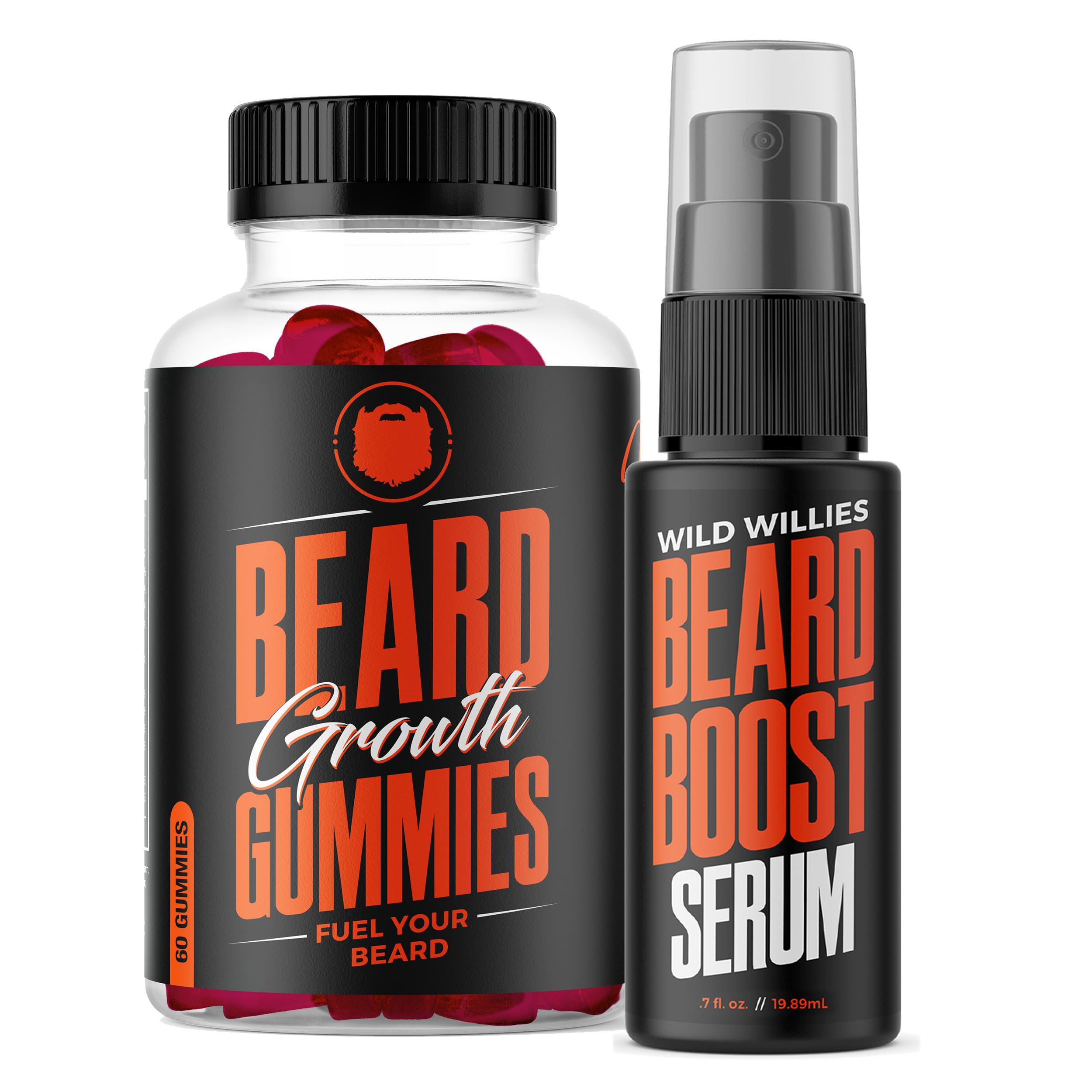 Amazon.com : Wild Willies Beard Growth Dual Threat: Beard Growth ...