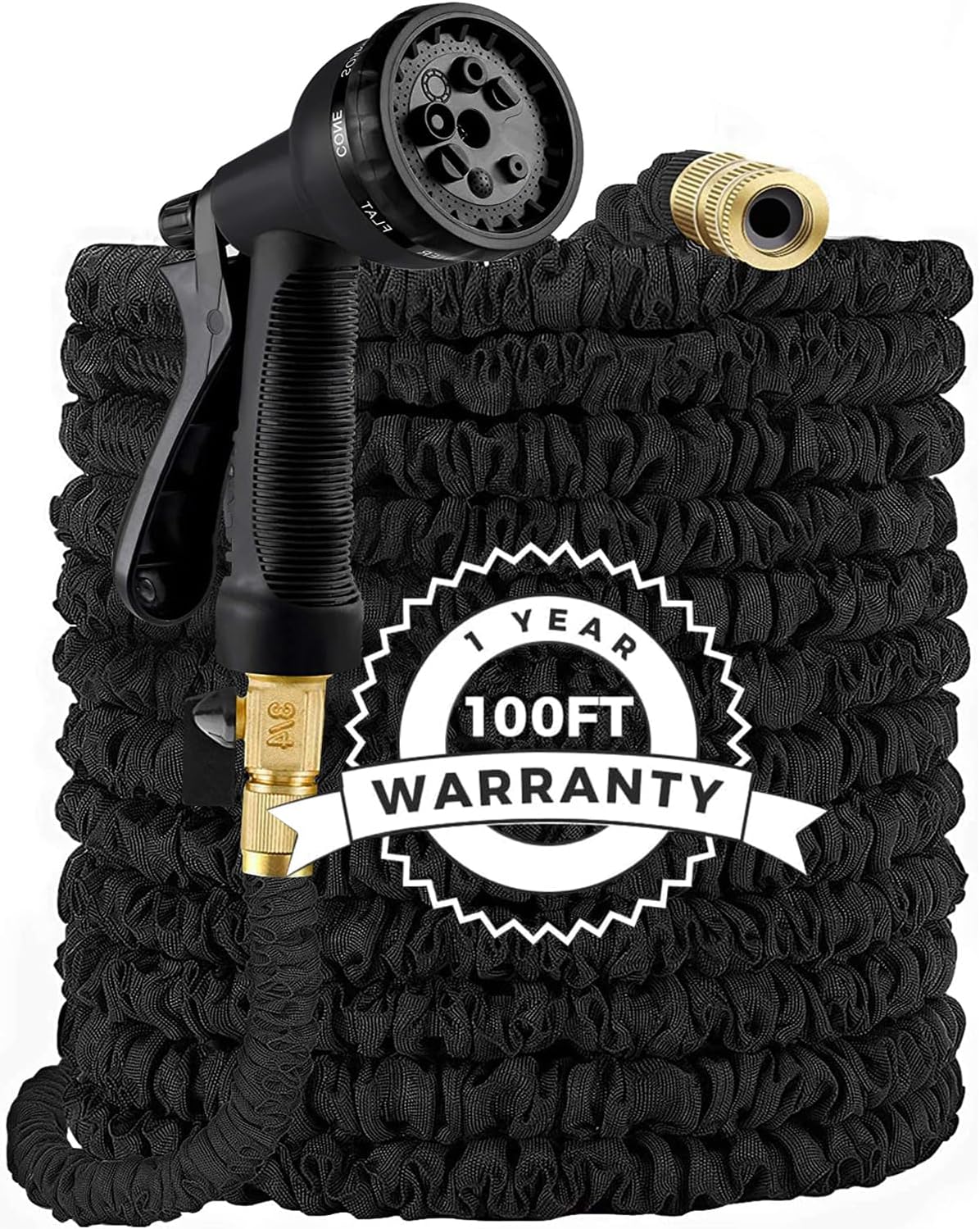 Anliwool Garden Hose Pipe 100FT, 3 Times Expandable Magic Hose, No-Kink ...