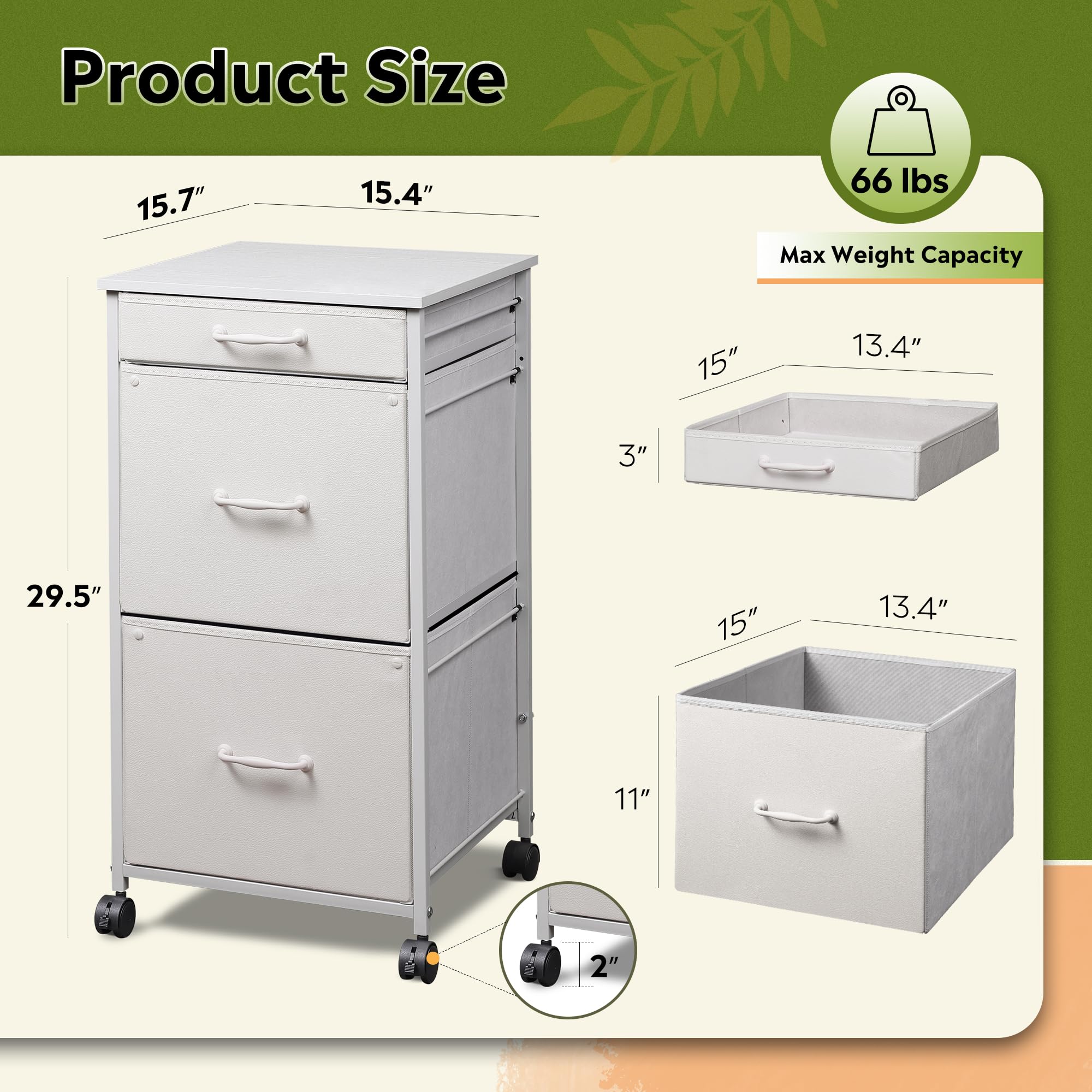 Snapklik.com : DEVAISE Mobile File Cabinet