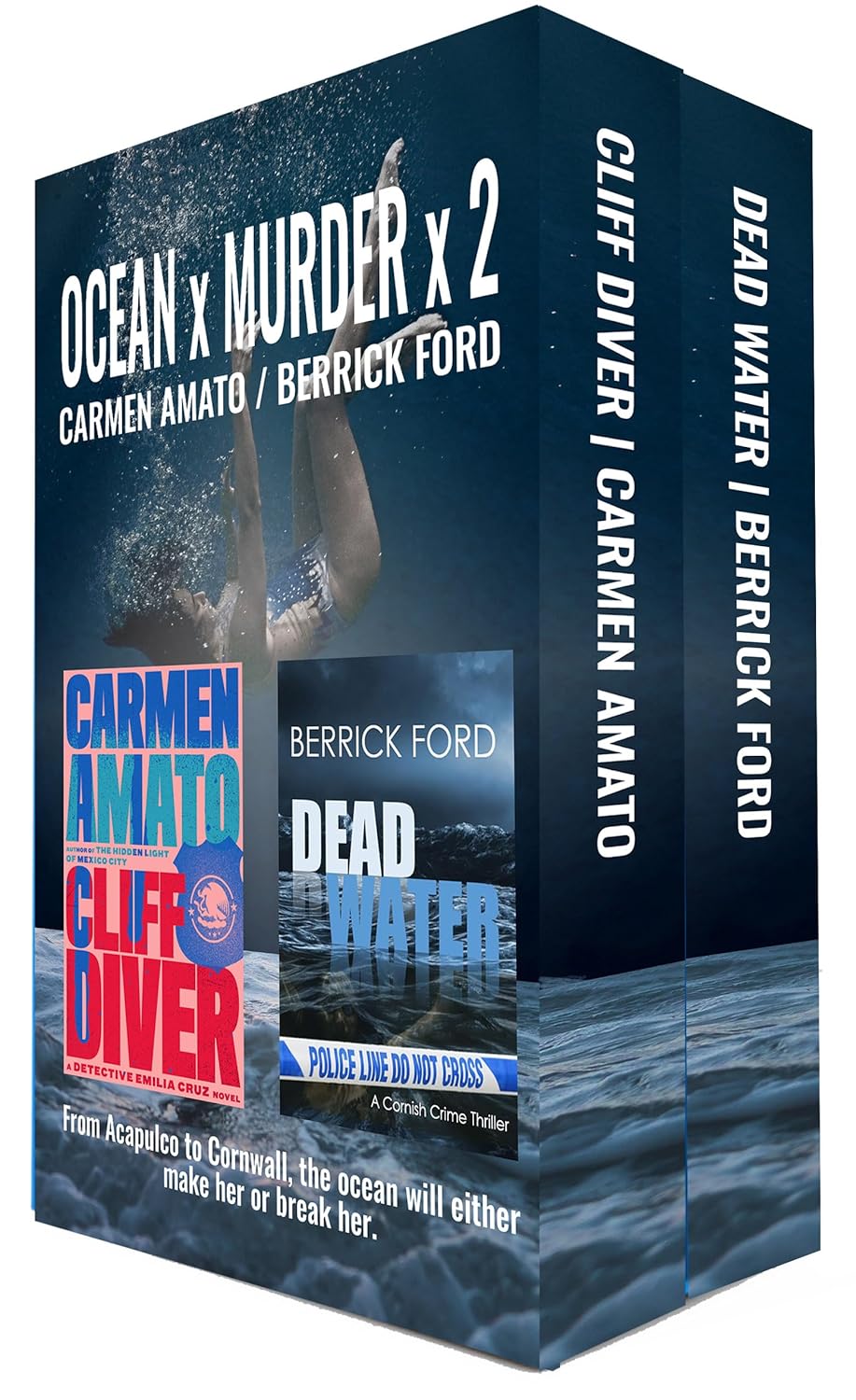 Ocean x Murder x 2: Two Complete Crime Thriller Novels eBook : Amato ...