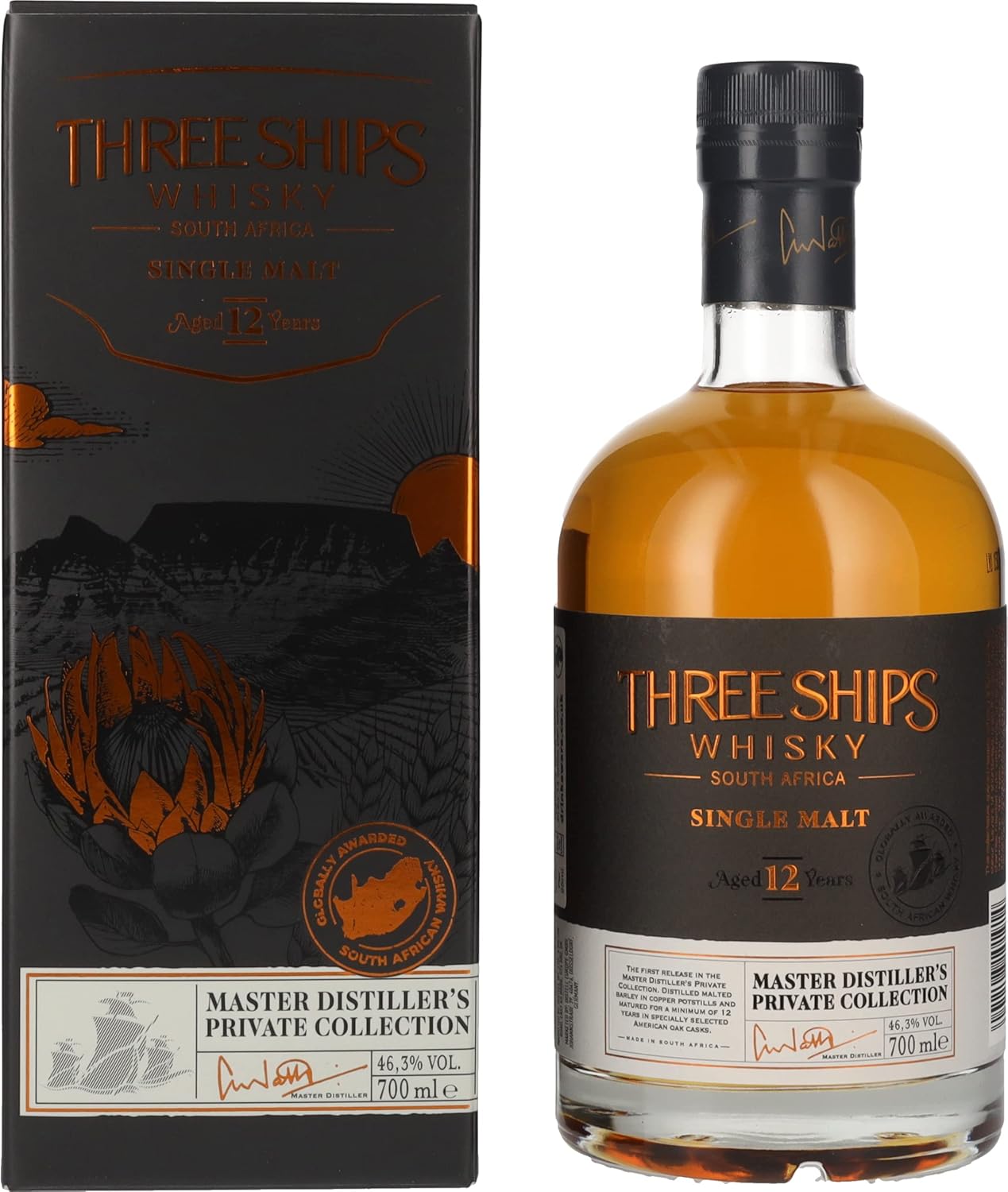 Three Ships 12 Year Old Single Malt Whisky - 700 ml : Amazon.co.uk: Grocery
