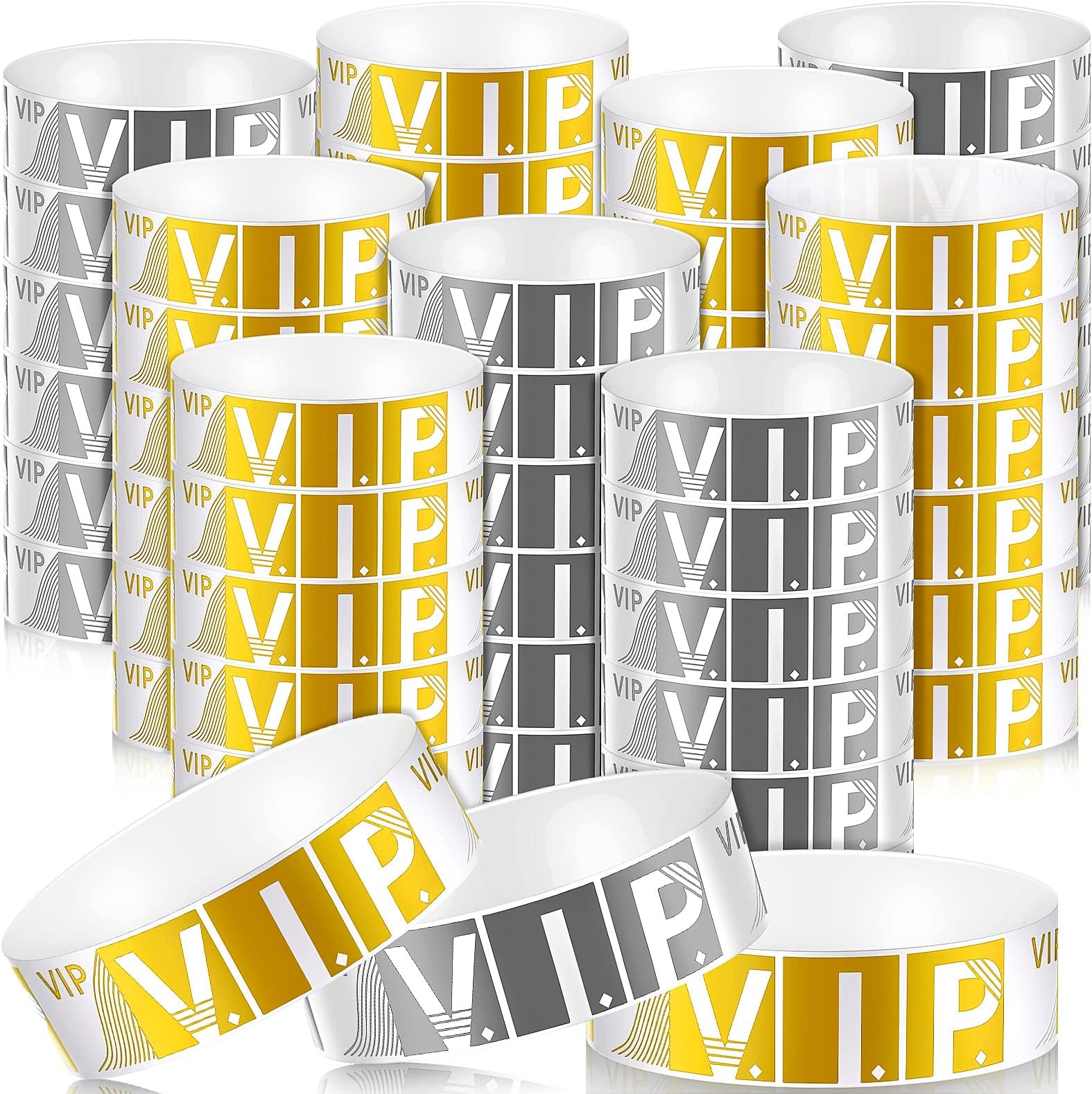 Amazon.com : 400 Pcs VIP Wristbands for Events Waterproof Party ...