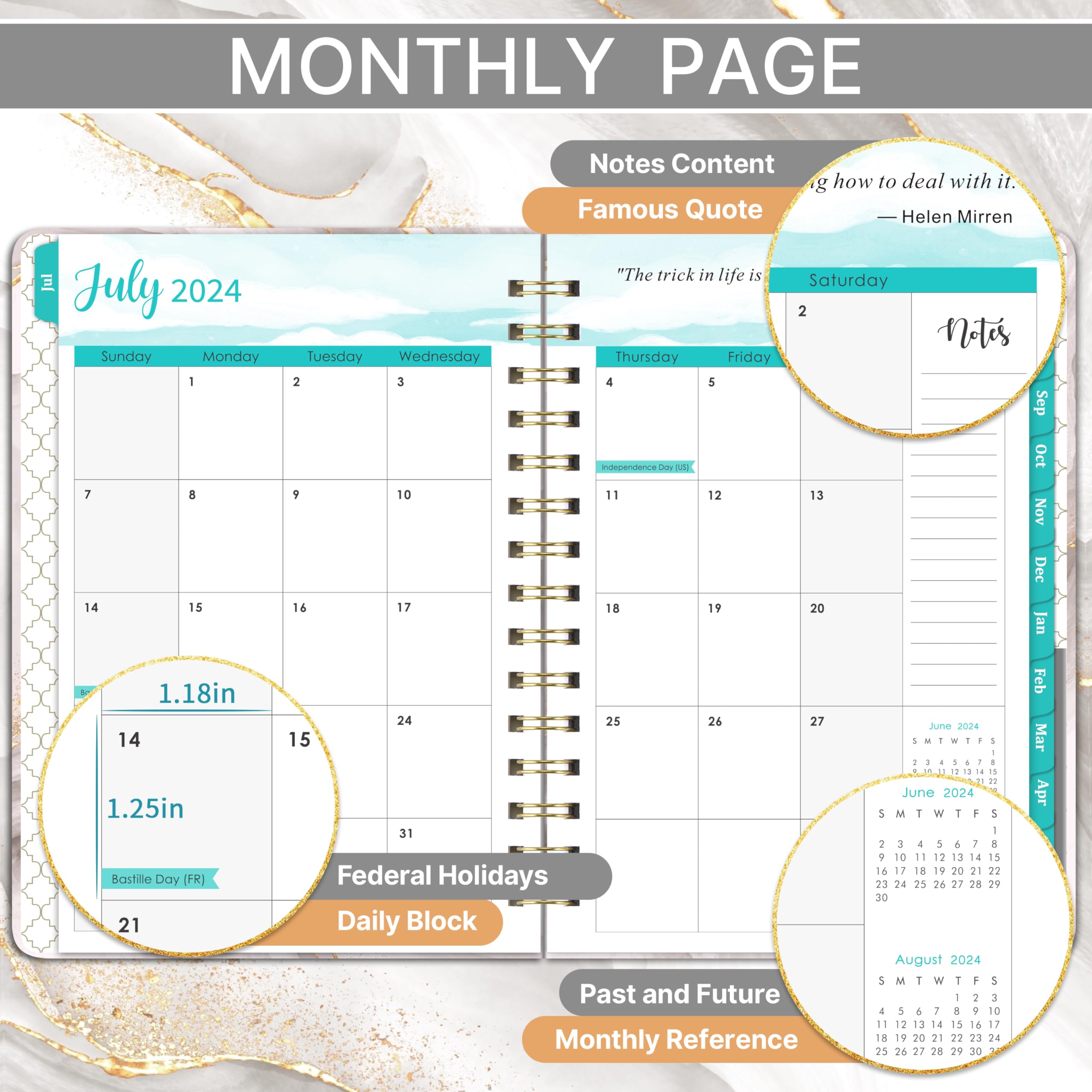Snapklik.com : 2024-2025 Planner - Academic Planner 2024-2025, Jul 2024 ...