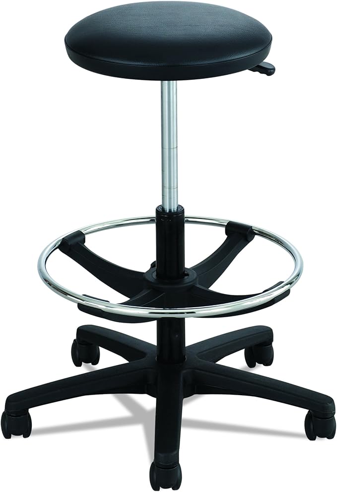 Amazon.com: Safco Products 3436BL Extended Height Lab Stool, Black ...