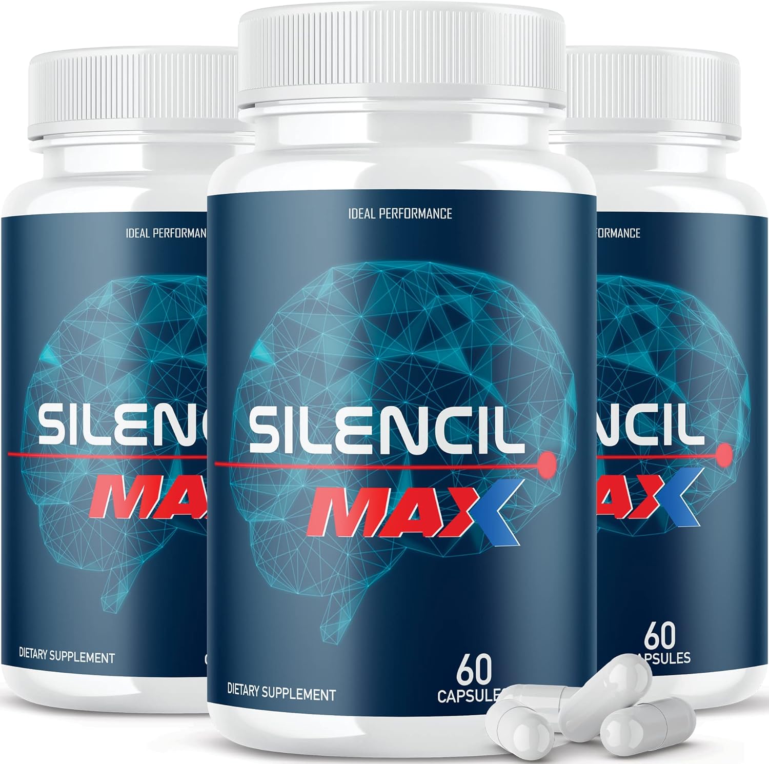Amazon.com: IDEAL PERFORMANCE (3 Pack) Silencil Tinnitus Max Supplement ...