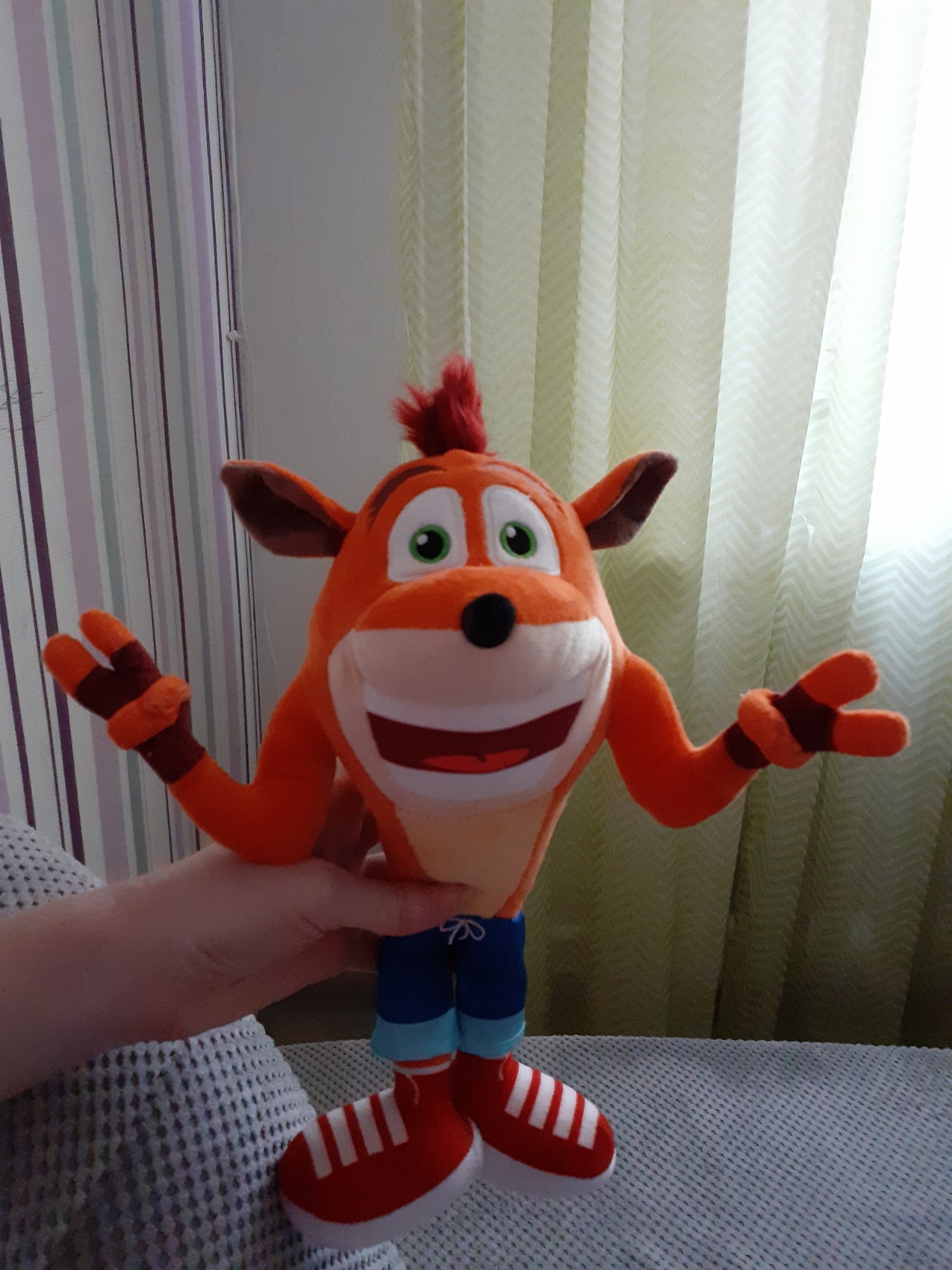 Play by Play - Crash Bandicoot Plush Original Symbol of Victory ...