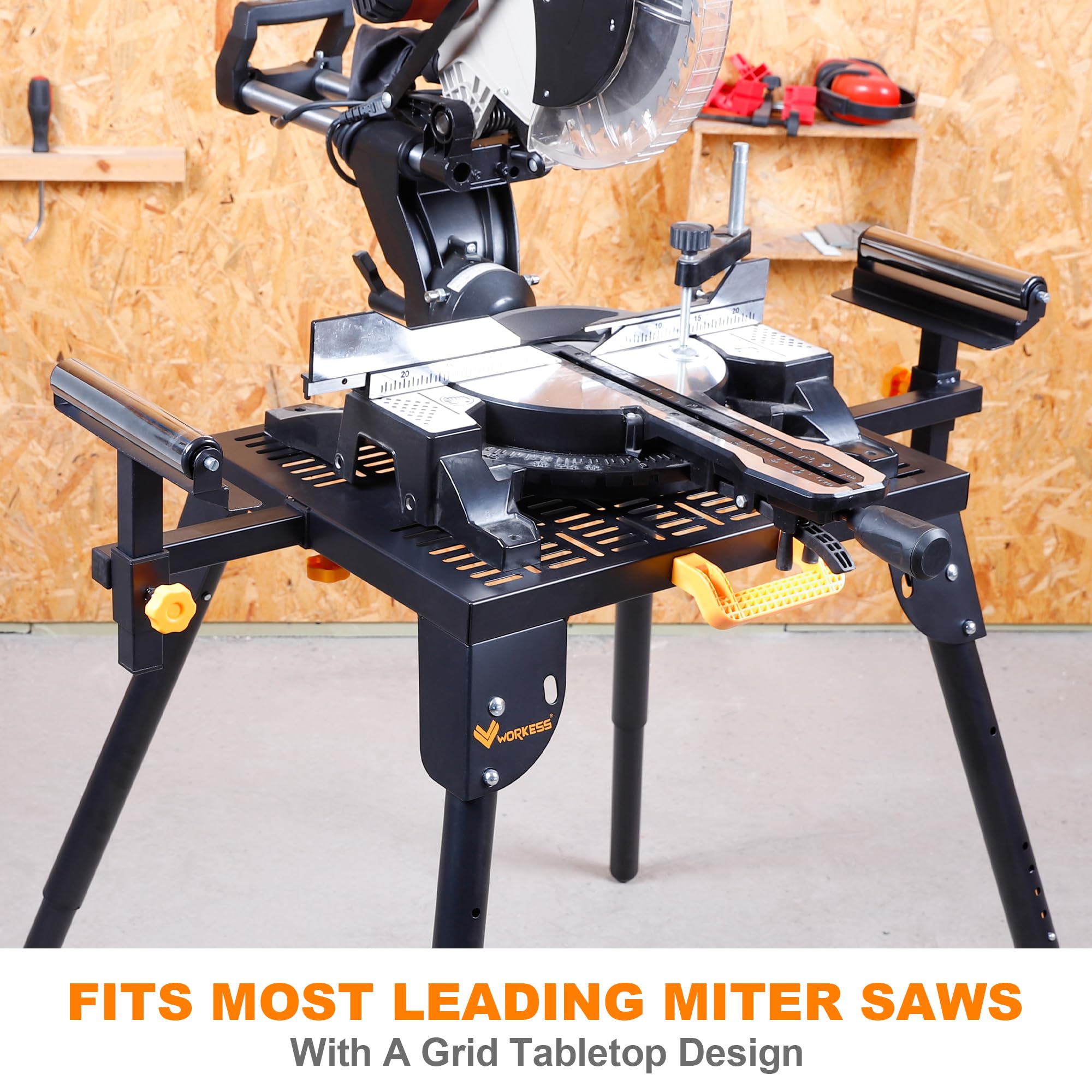 Snapklik.com : WORKESS Universal Miter Saw Stand