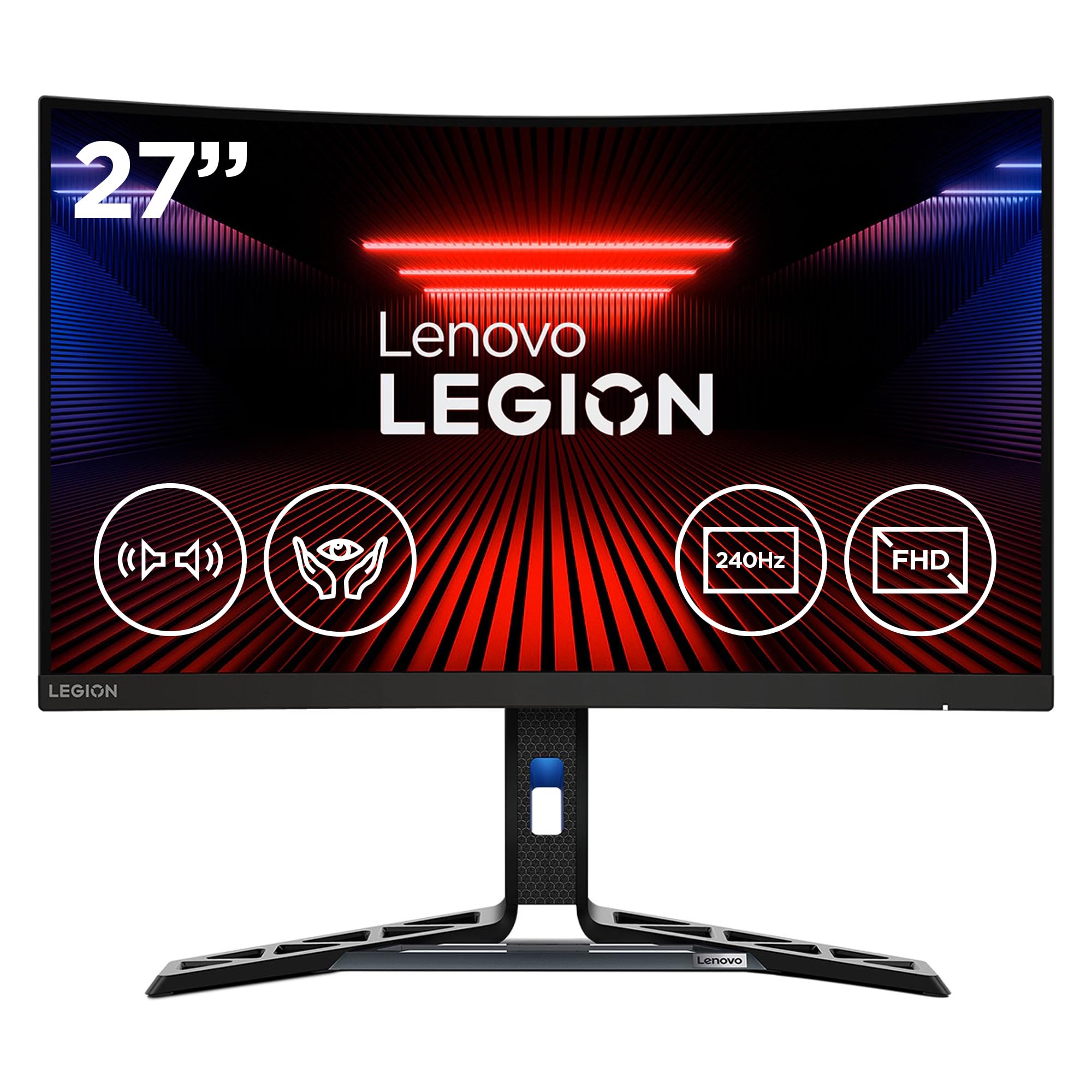 Lenovo Legion Monitor Curvo Gamer 27" RGB | FHD 1920x1080, Game Mode ...