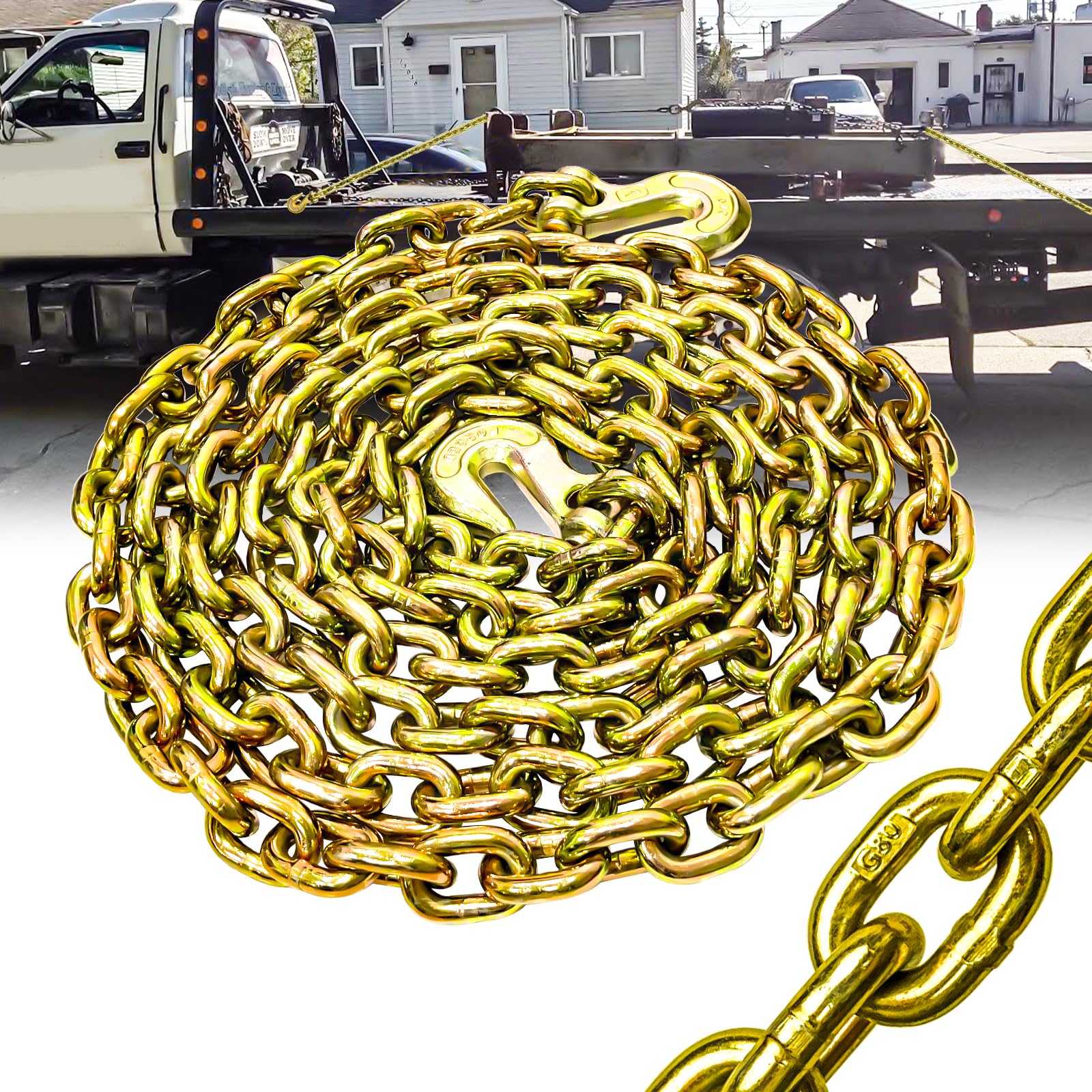 Snapklik.com : FITHOIST G80 Transport Binder Chain 1/2 Inch X 20 Foot ...