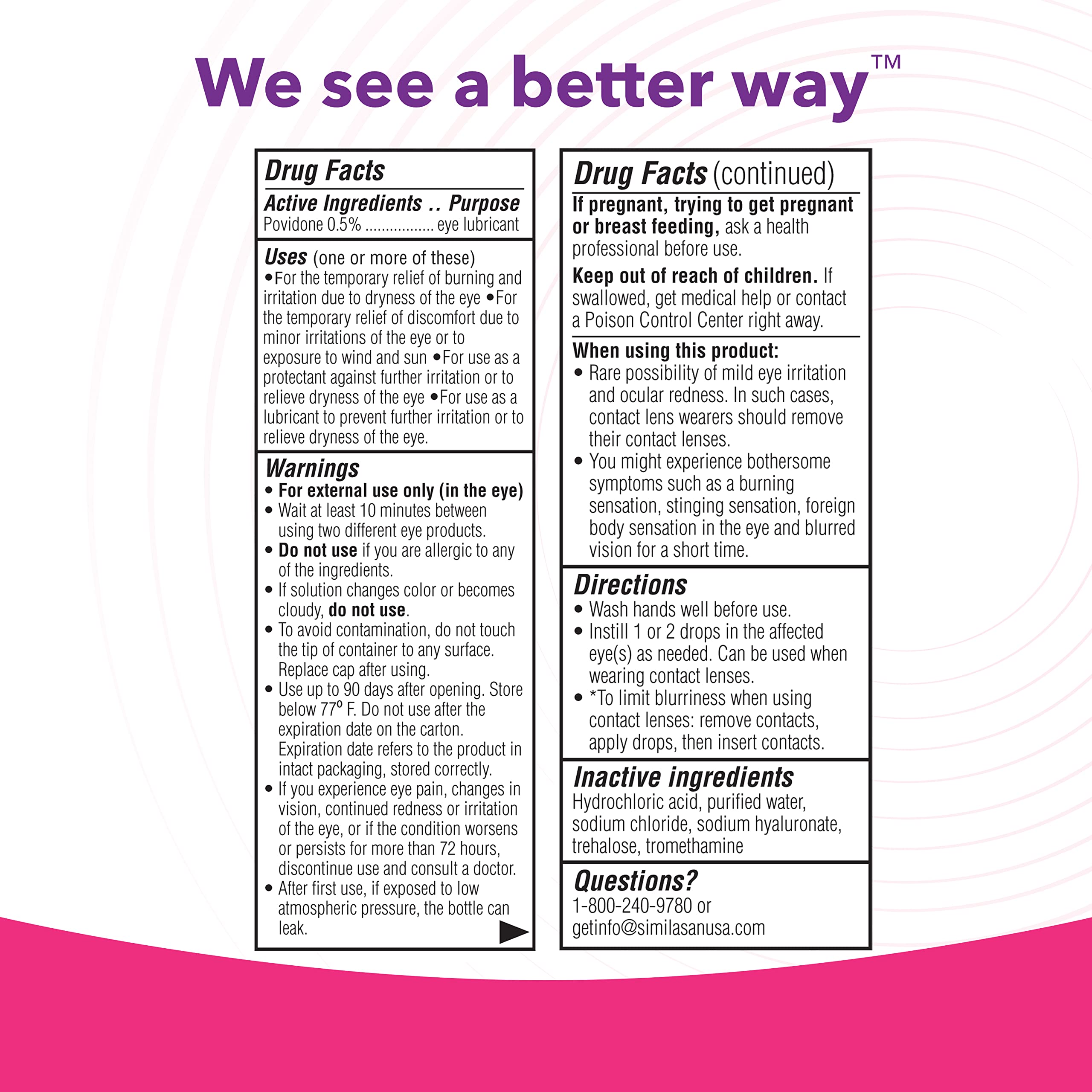 Snapklik.com : iVIZIA Sterile Lubricant Eye Drops For Dry Eyes