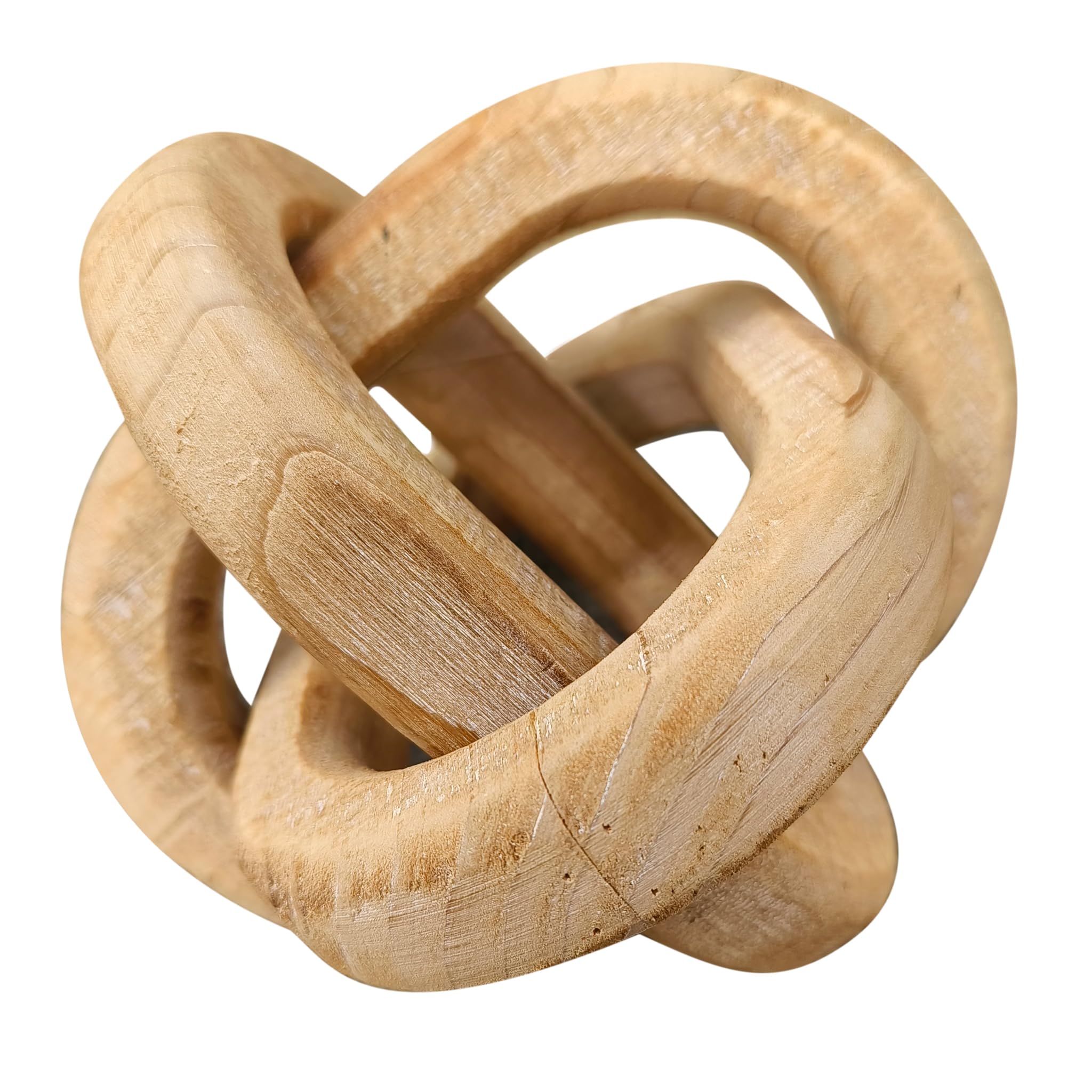 Amazon.com: Decorative Wood Chain Link Decor Rustic Wood Knot Decor 3 ...