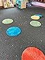 Amazon.com: Nuanchu 24 Pcs Kids Circle Carpet 18 Inch Colorful Fun ...