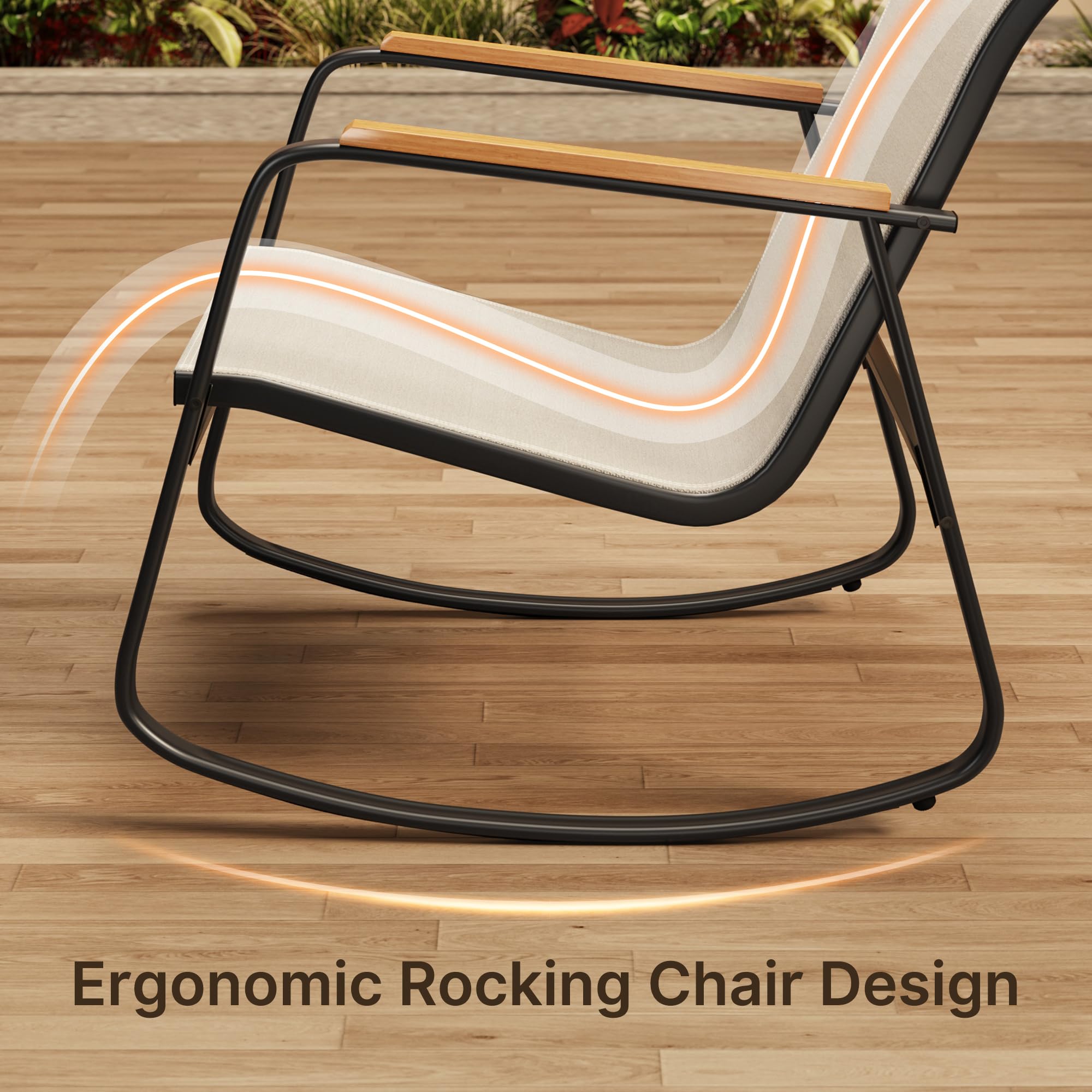 Outdoor Conversation Set With Table Ahomly 4-Piece Outdoor Patio Set ...