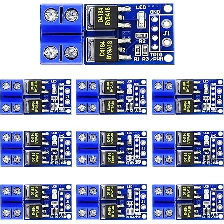 Amazon.com: KOOBOOK 2Pcs Four Channel 4 Route MOSFET Button Module ...